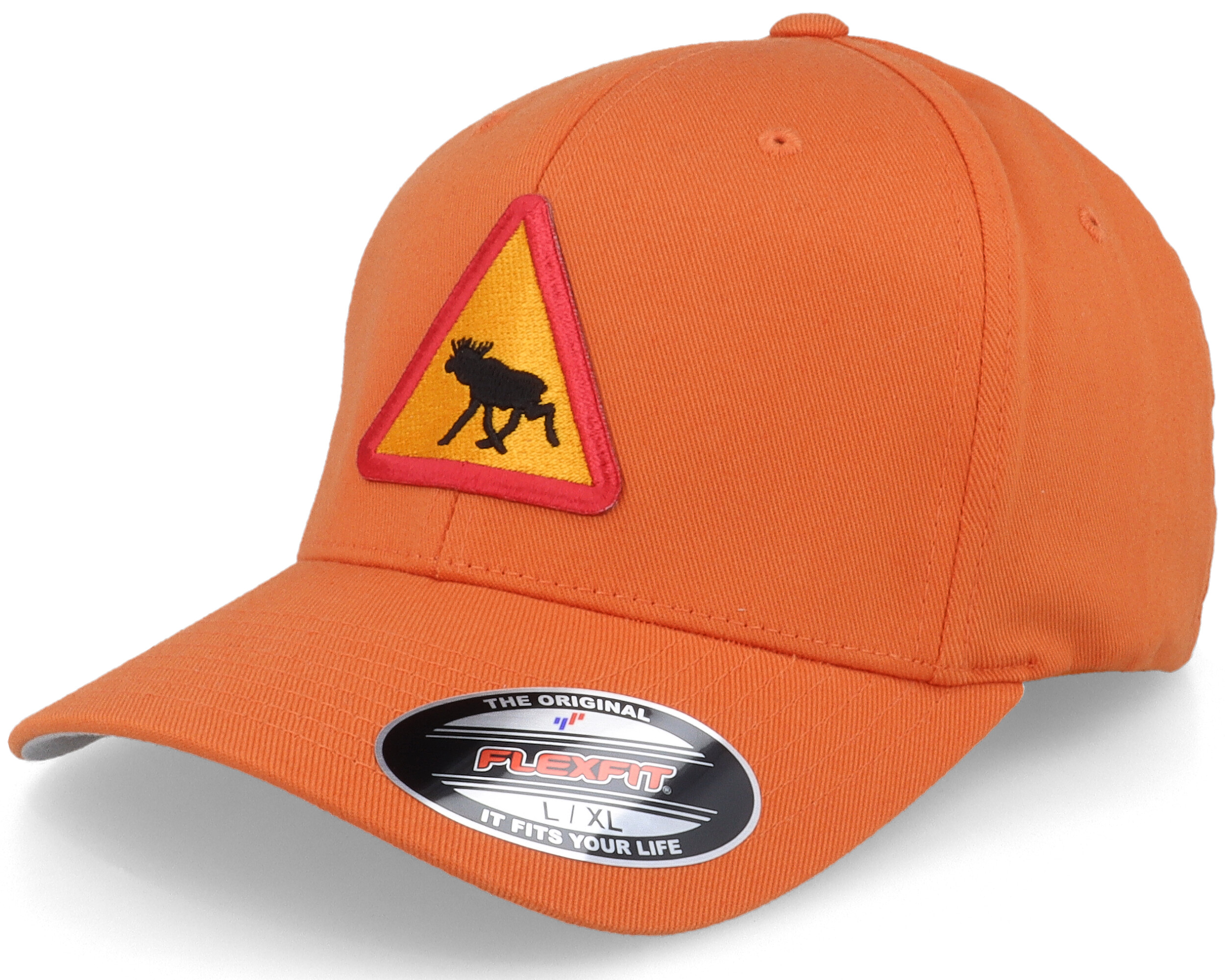 Moose Patch Patch Orange Flexfit - Hunter | Hatstoreworld.com