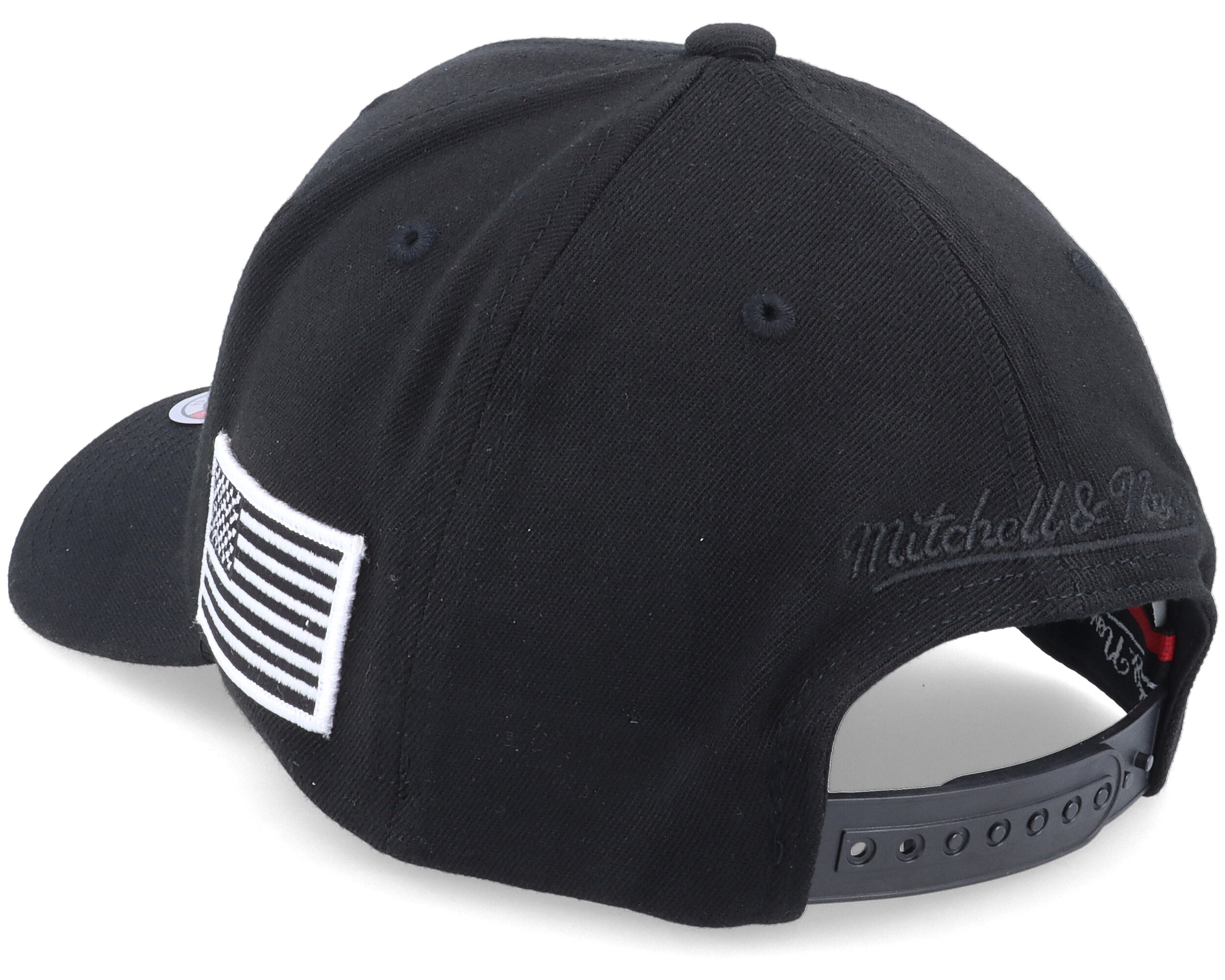 Los Angeles Script & Flag Black Adjustable | Hatstoreworld.com