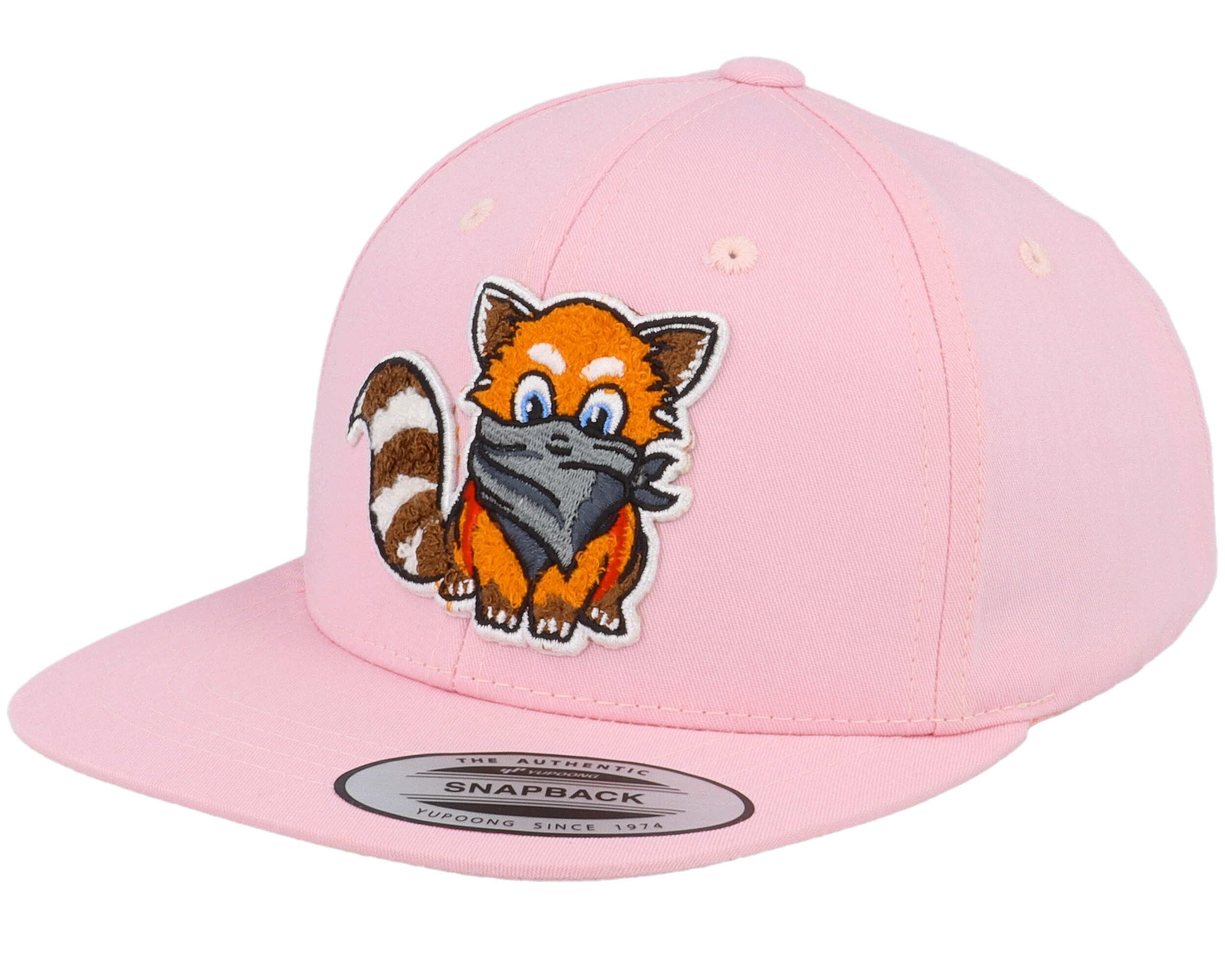 Kids Hatsie The Red Panda Pink Snapback | Hatstoreworld.com