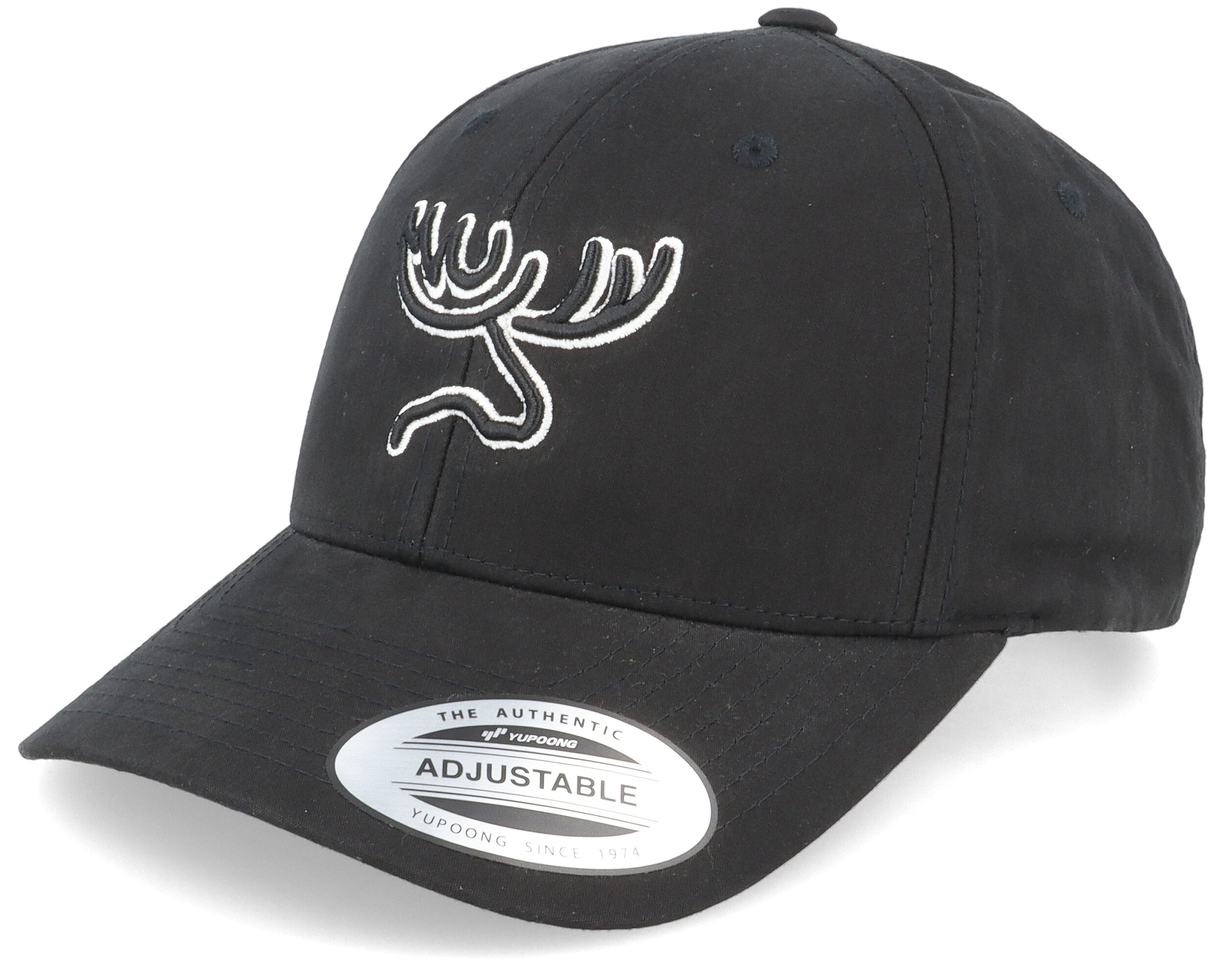 3d Moose Waxed Black Adjustable | Hatstoreworld.com