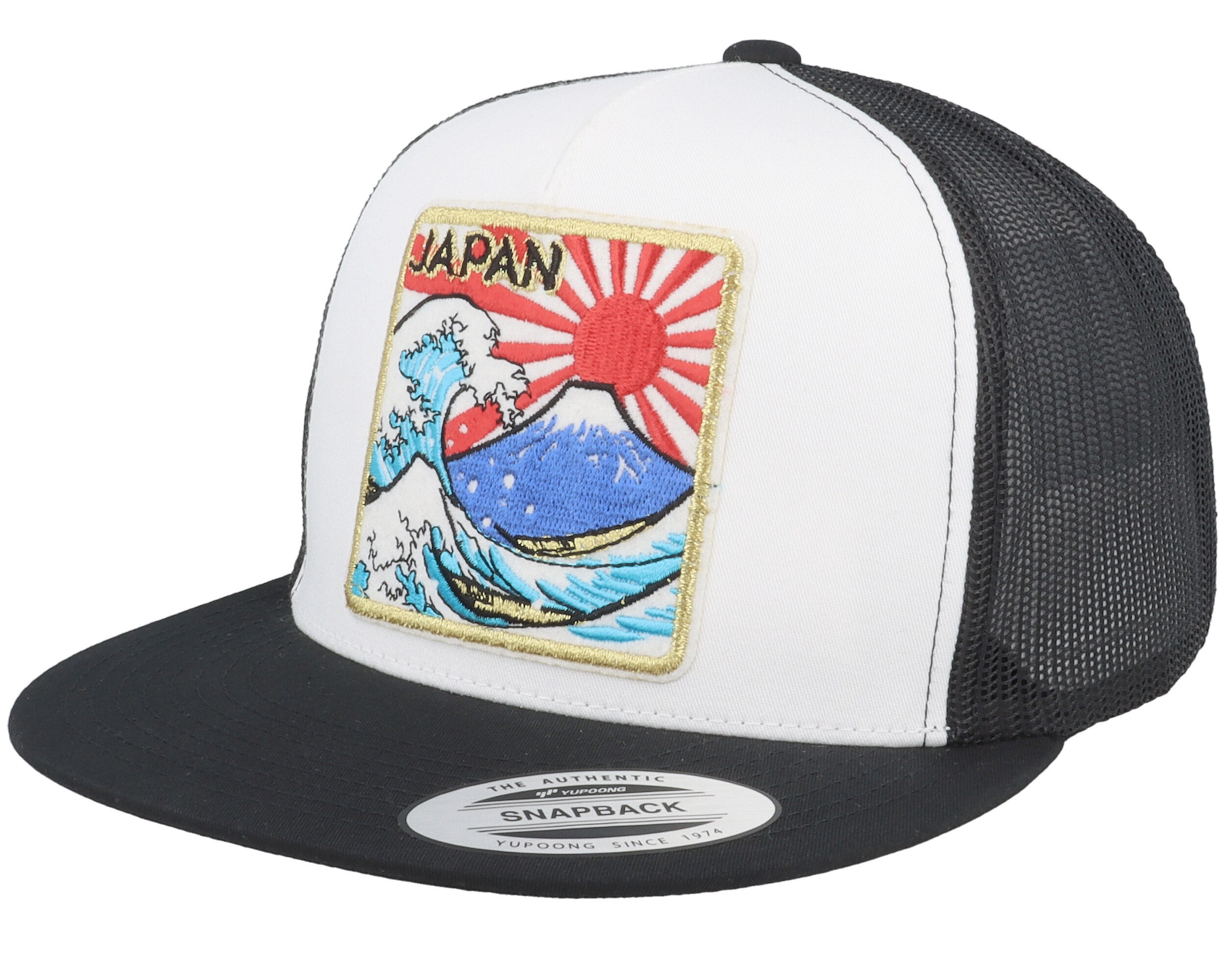 The Great Wave Japan Trucker | Hatstoreworld.com