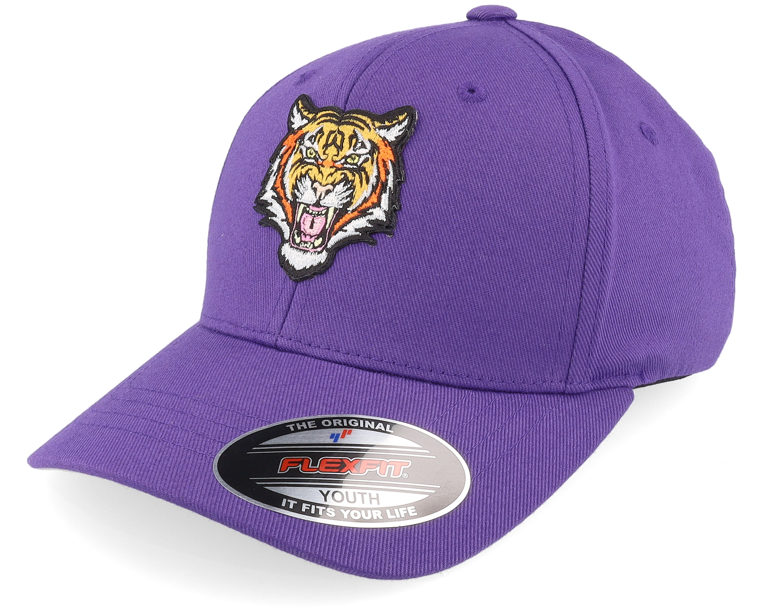 Kids Vicious Tiger Purple Flexfit | Hatstoreworld.com
