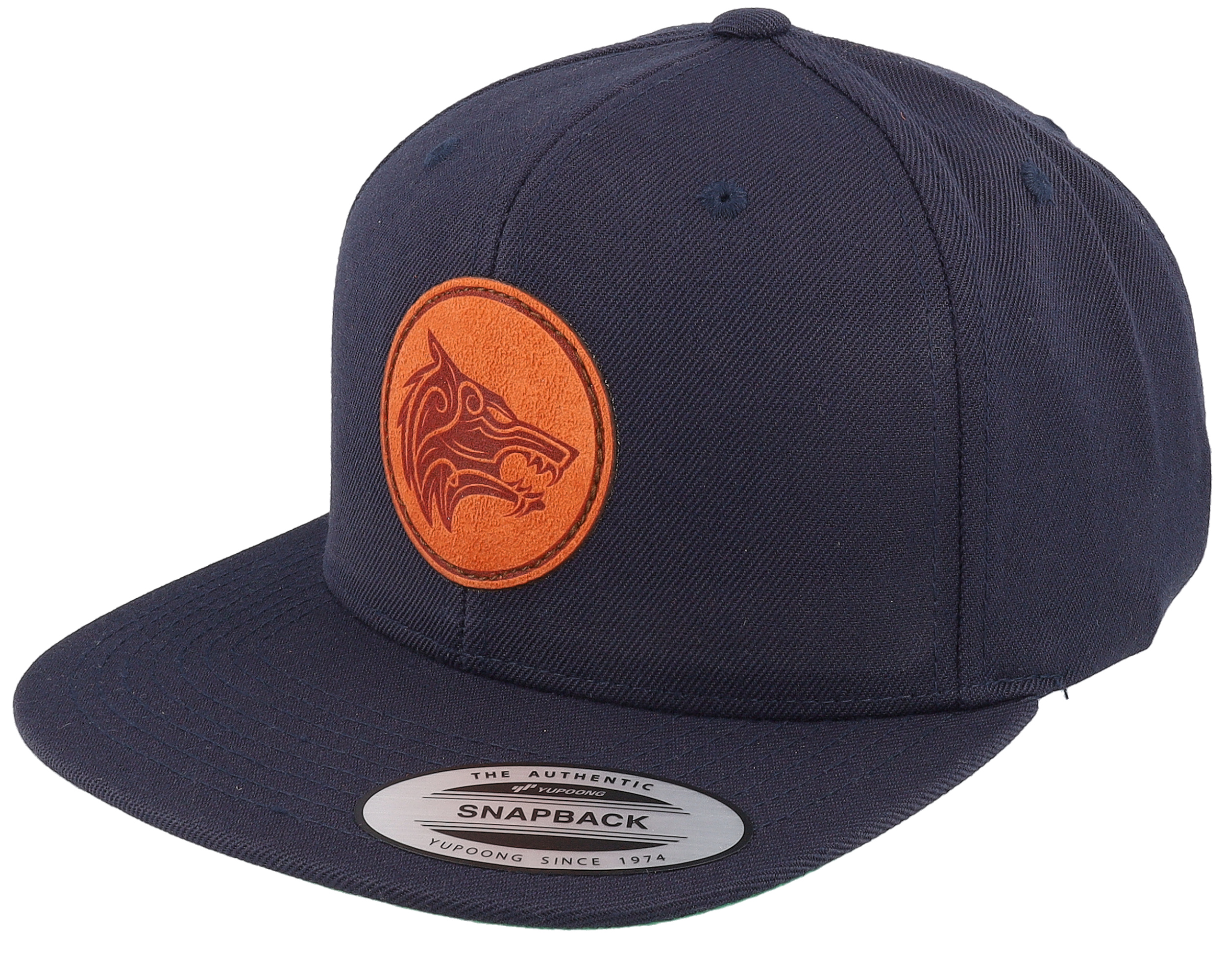 Fenrir Wolf Knot Dark Navy Snapback | Hatstoreworld.com