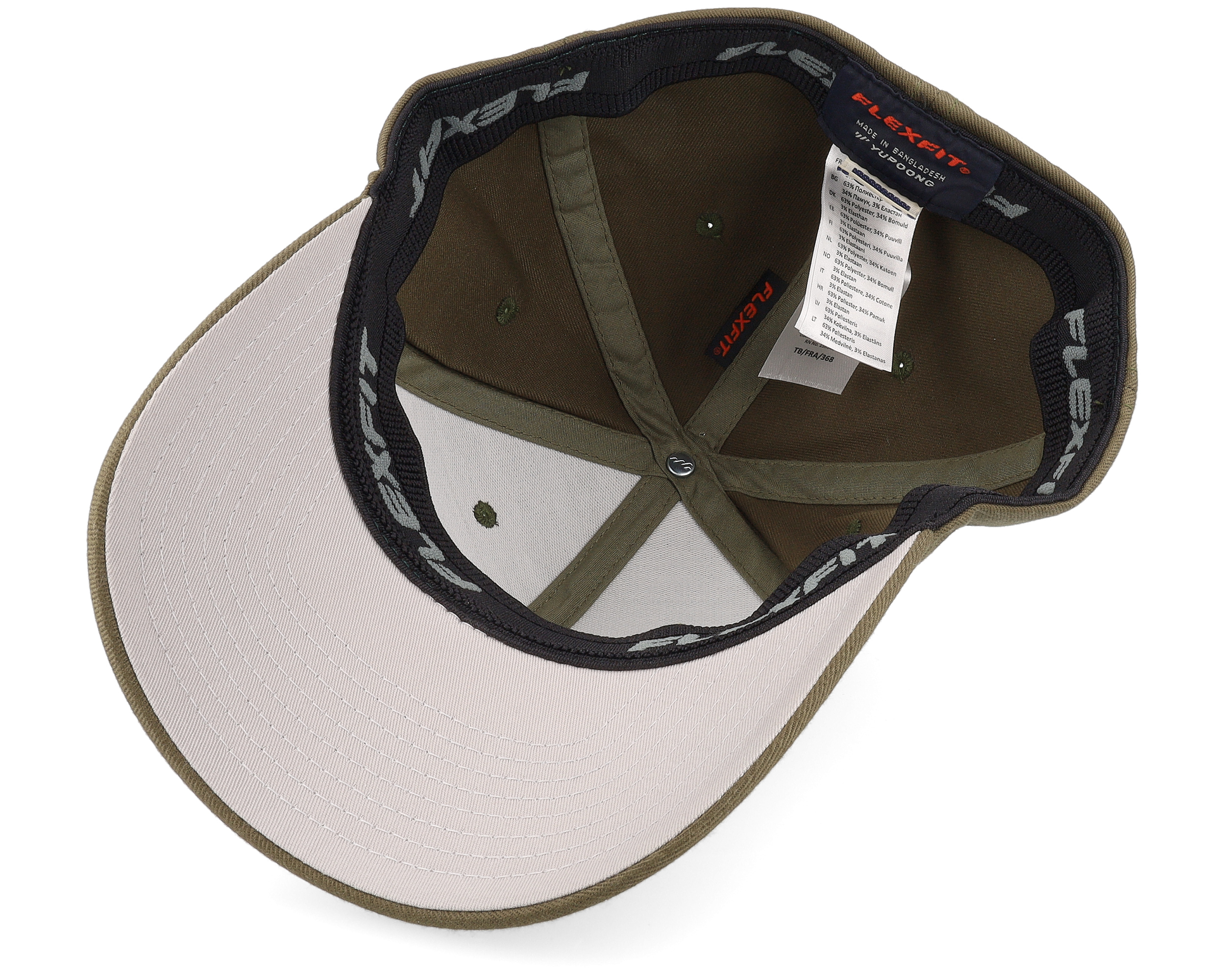 American Flag Jet Fighter Aircraft Olive Flexfit | Hatstoreworld.com
