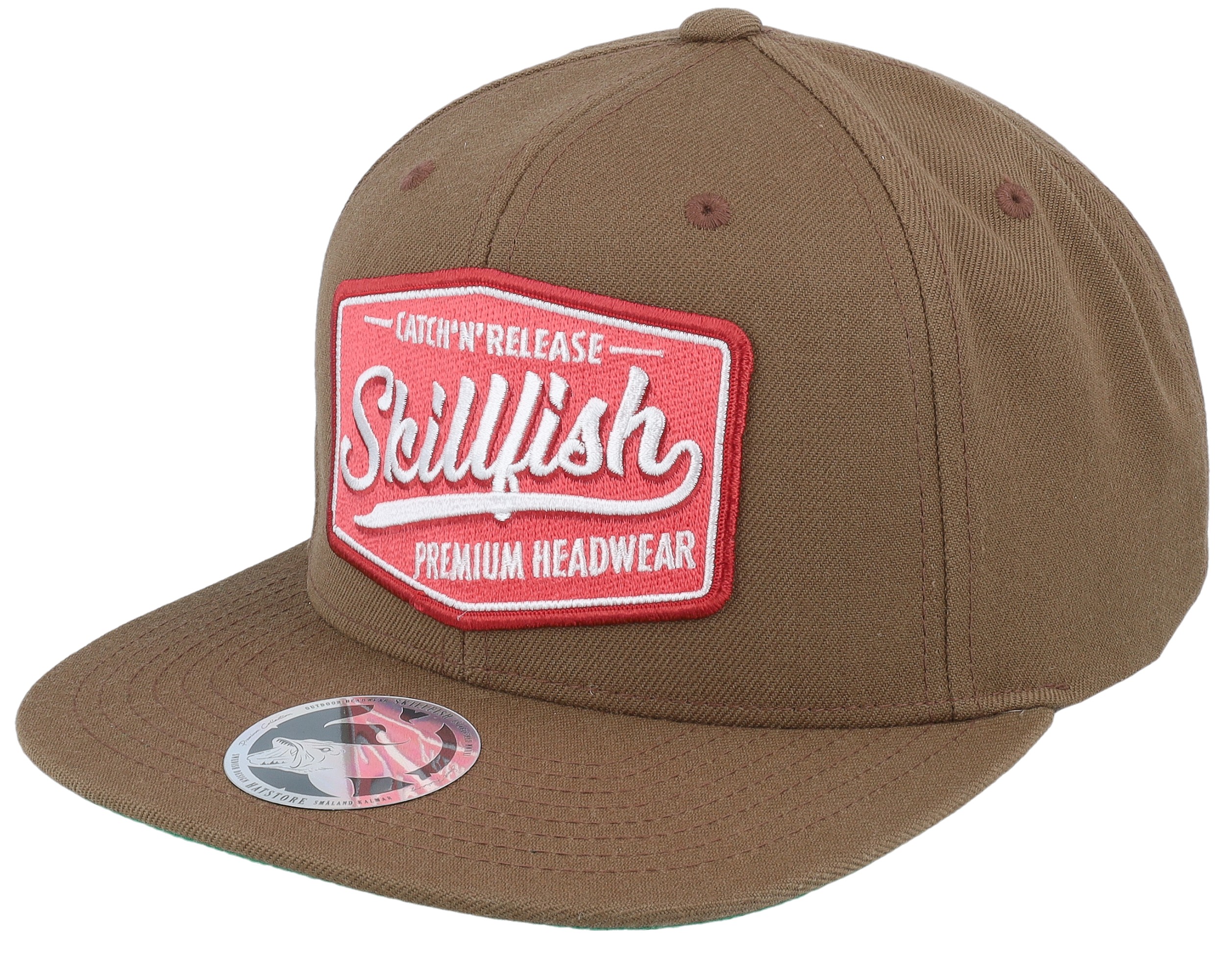 Premium Fishing Classic Tan Snapback | Hatstoreworld.com