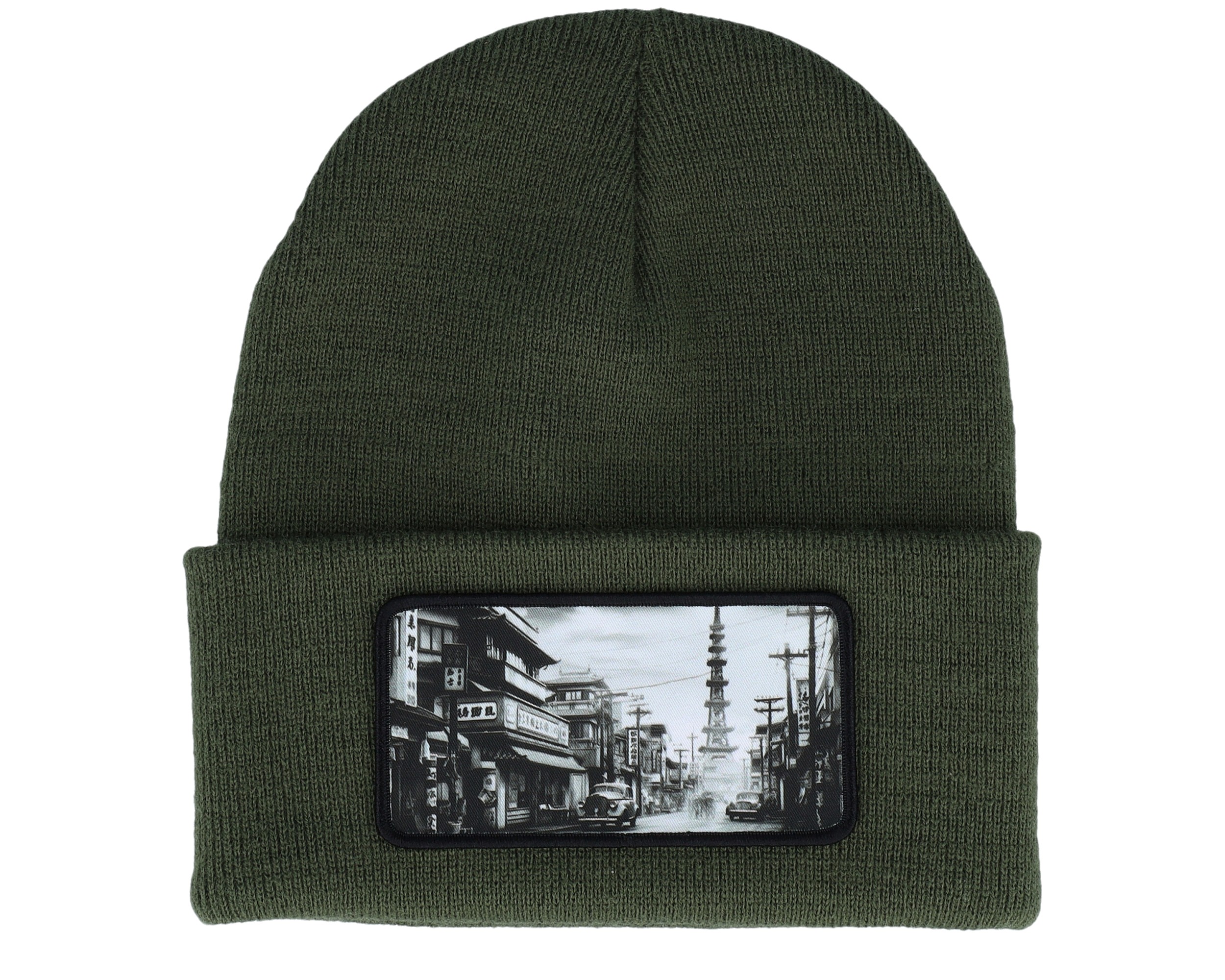 Japan Beanie Olive Green Cuff | Hatstoreworld.com