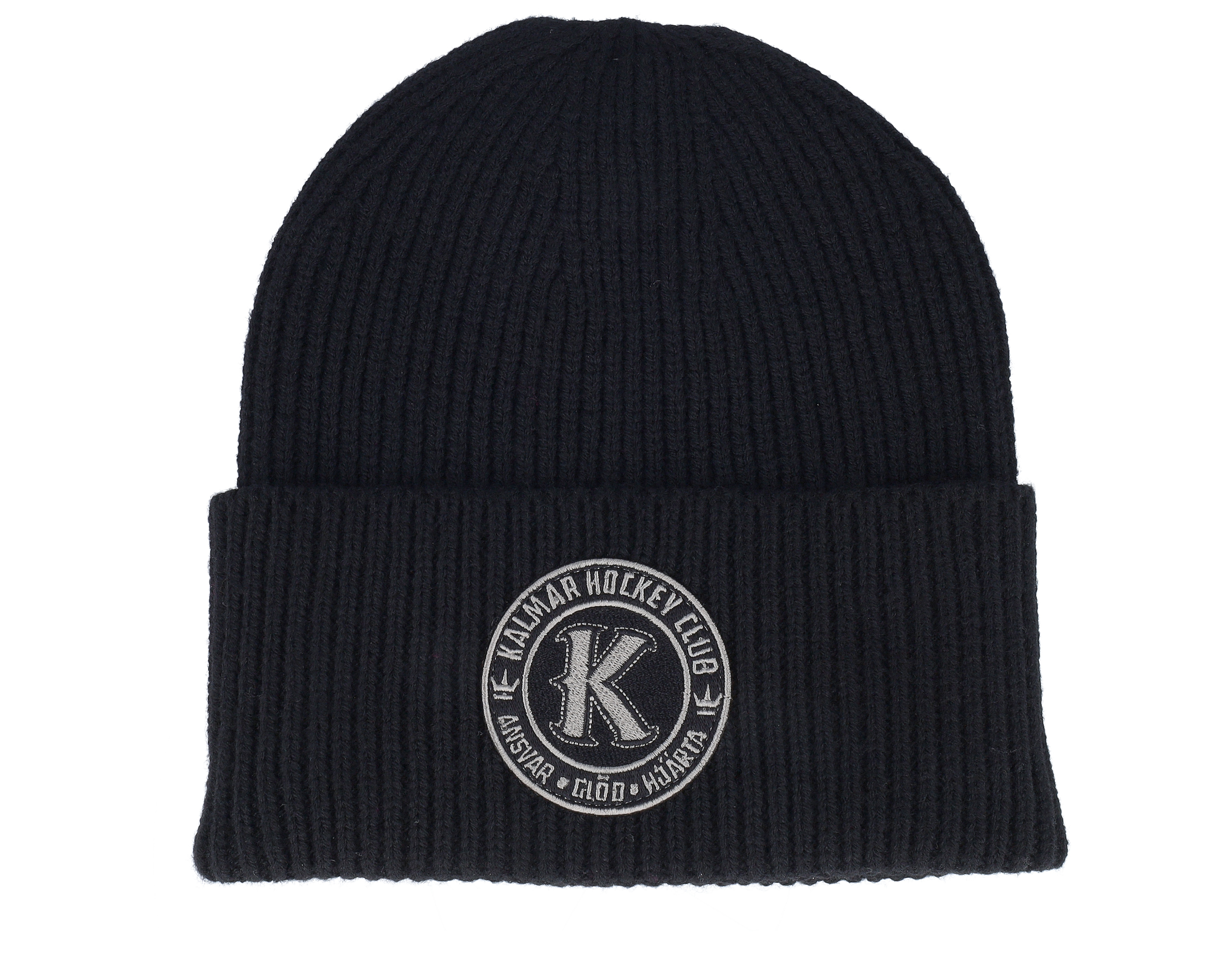 Kalmar HC Black/Stealth Grey Patch Black Oversized Cuff | Hatstore.de