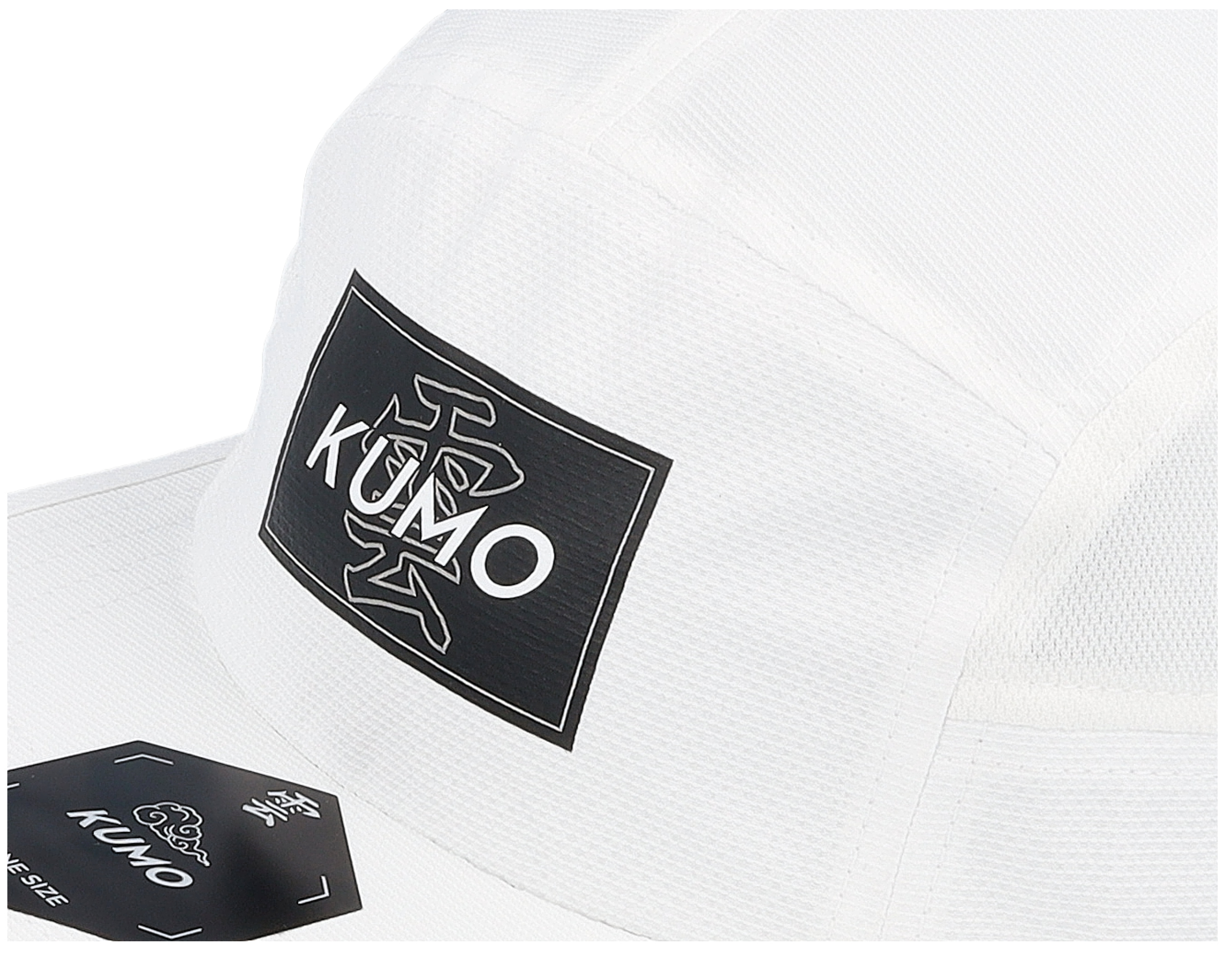 Kanji Box Logo Cloudfit White 5-panel | Hatstoreworld.com