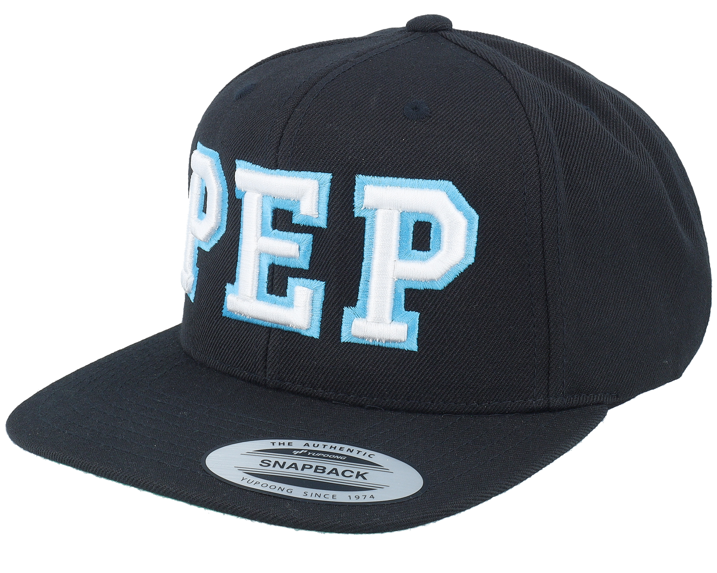 Pep 3d Logo Black Snapback - Iconic | Hatstoreworld.com