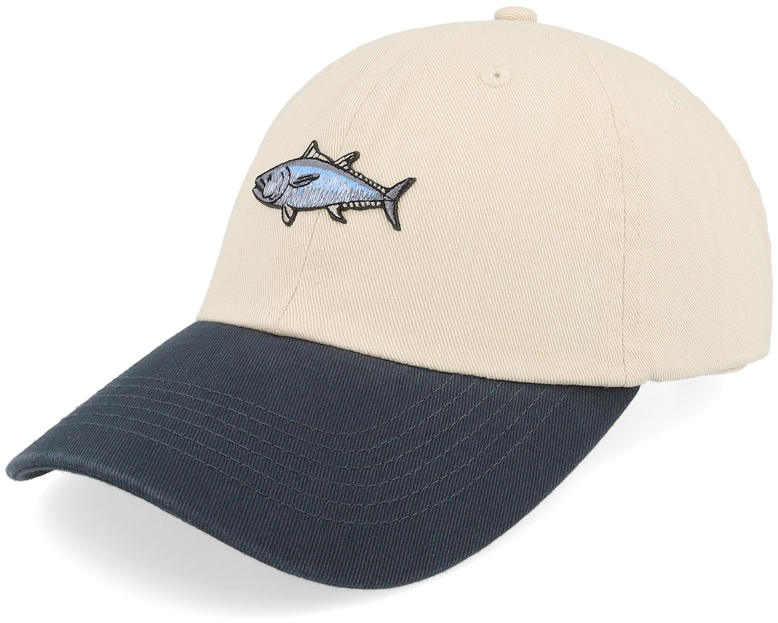 Tiny Bluefin Tuna Stone Washed Stone/Navy Dad Cap - Skillfish ...