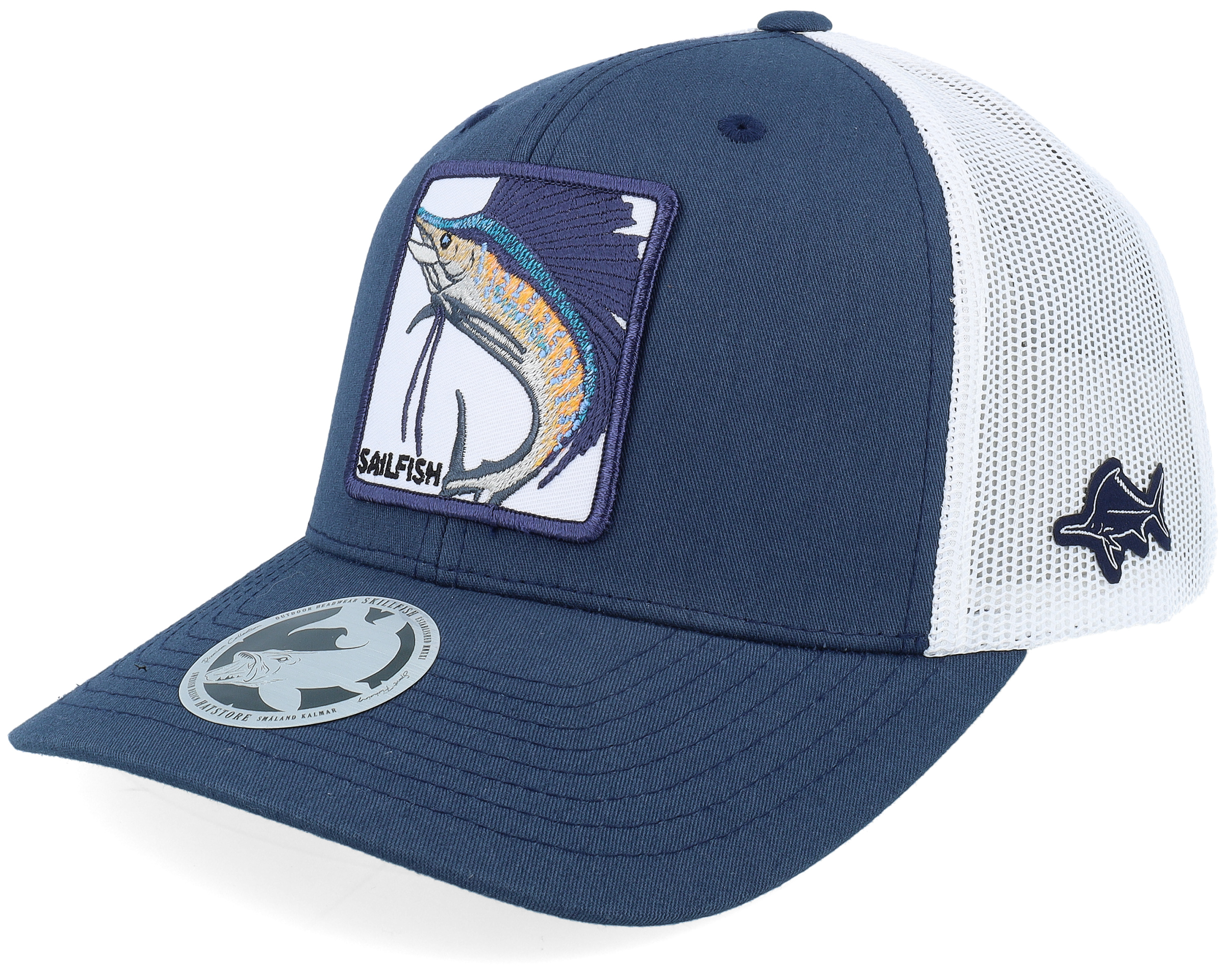 Sail Fish Box Navy/White Trucker - Skillfish | Hatstoreworld.com