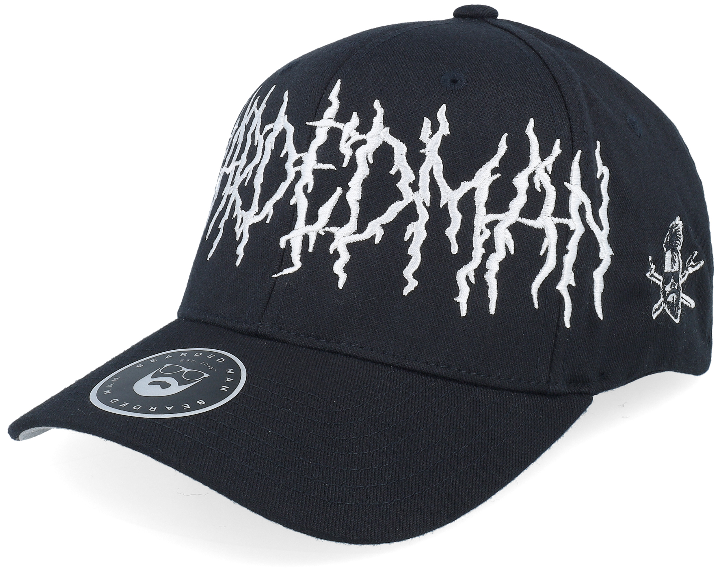 Big Death Metal Logo Uv Wooly Combed Black Flexfit | Hatstore.com