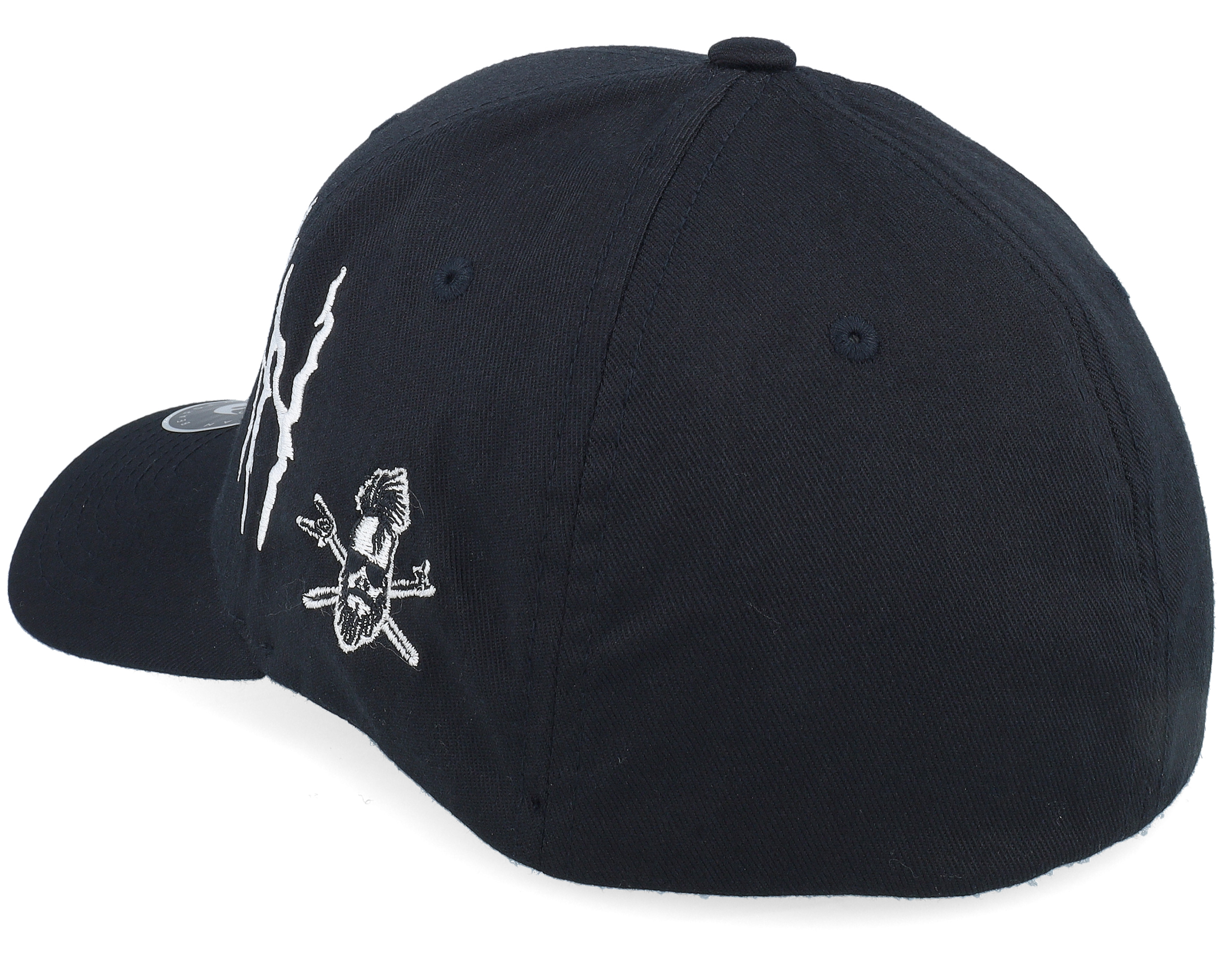 Big Death Metal Logo Uv Wooly Combed Black Flexfit | Hatstore.com