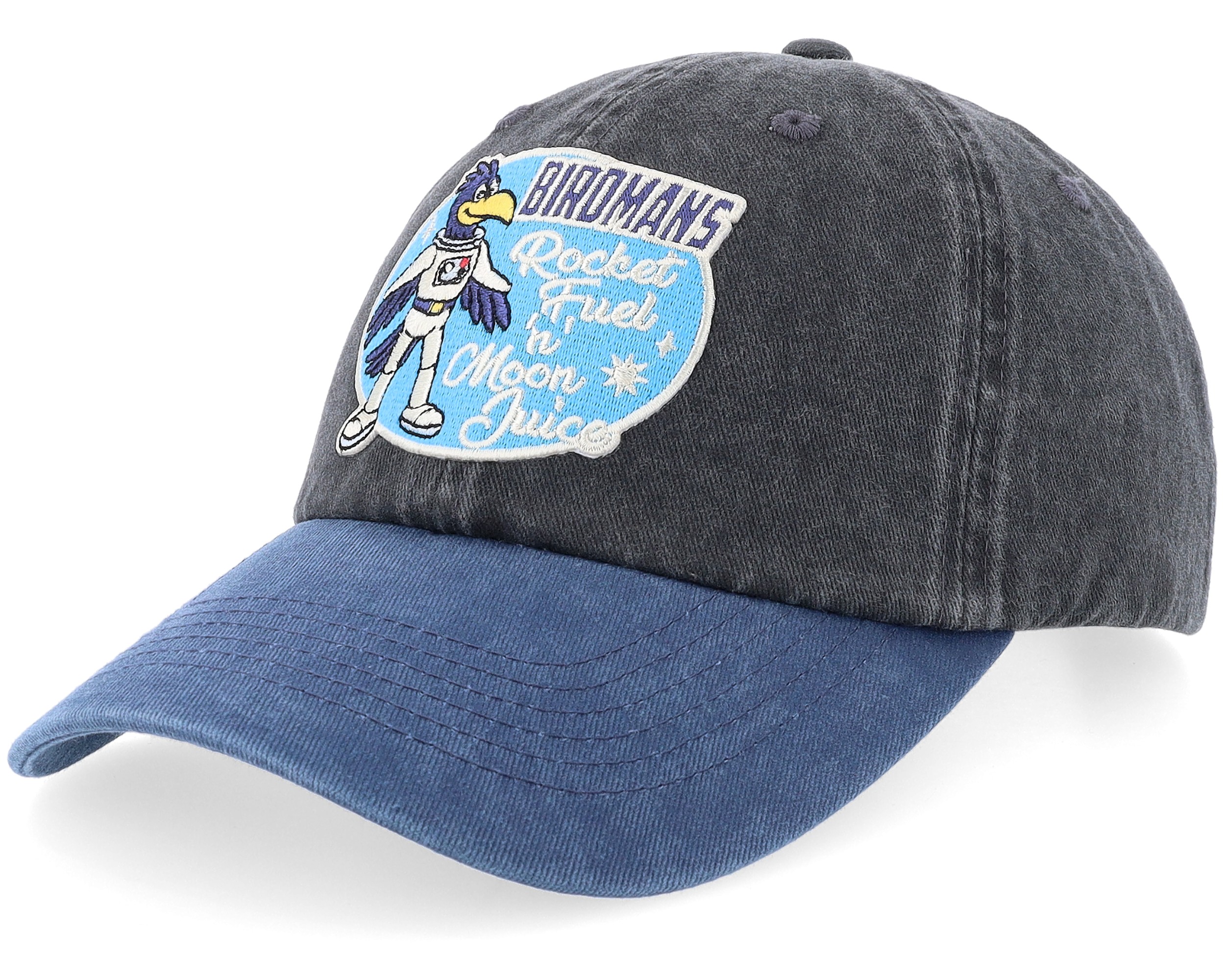 Birdmans Rocket Fuel Retro Black/Navy Dad Cap | Thehatstore.pl