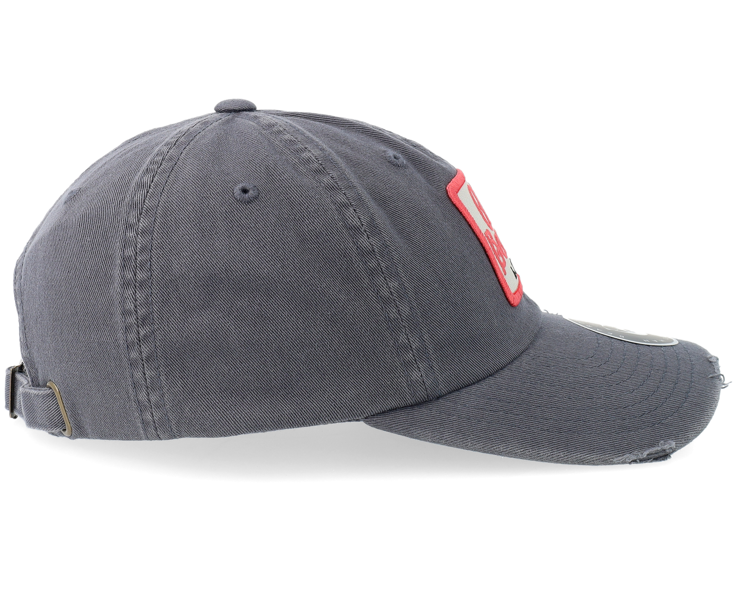 Bearded Legend Dark Grey Destroyed Dad Cap | Hatstore.com