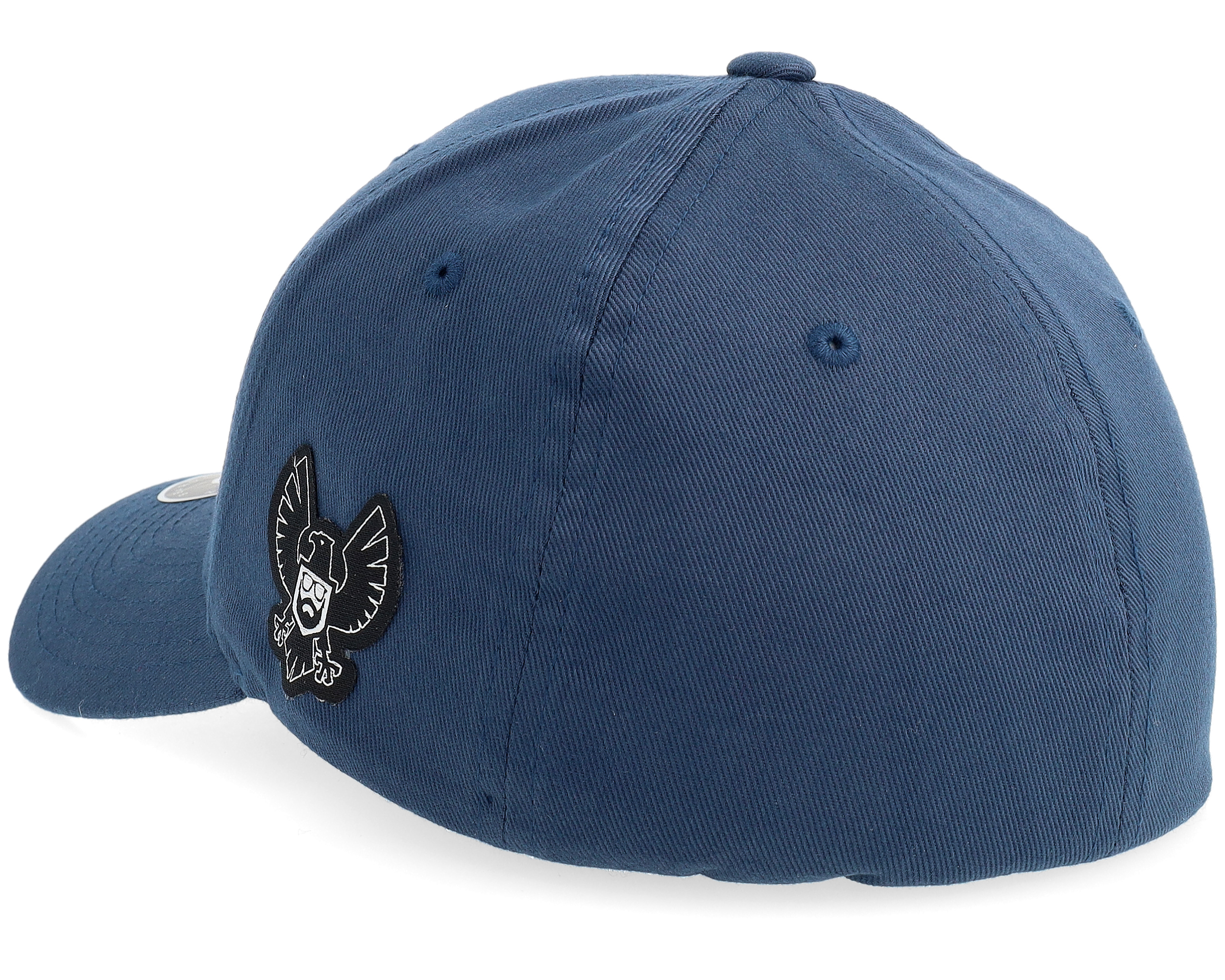 Eagle Logo Wooly Combed Navy Flexfit | Hatstore.com
