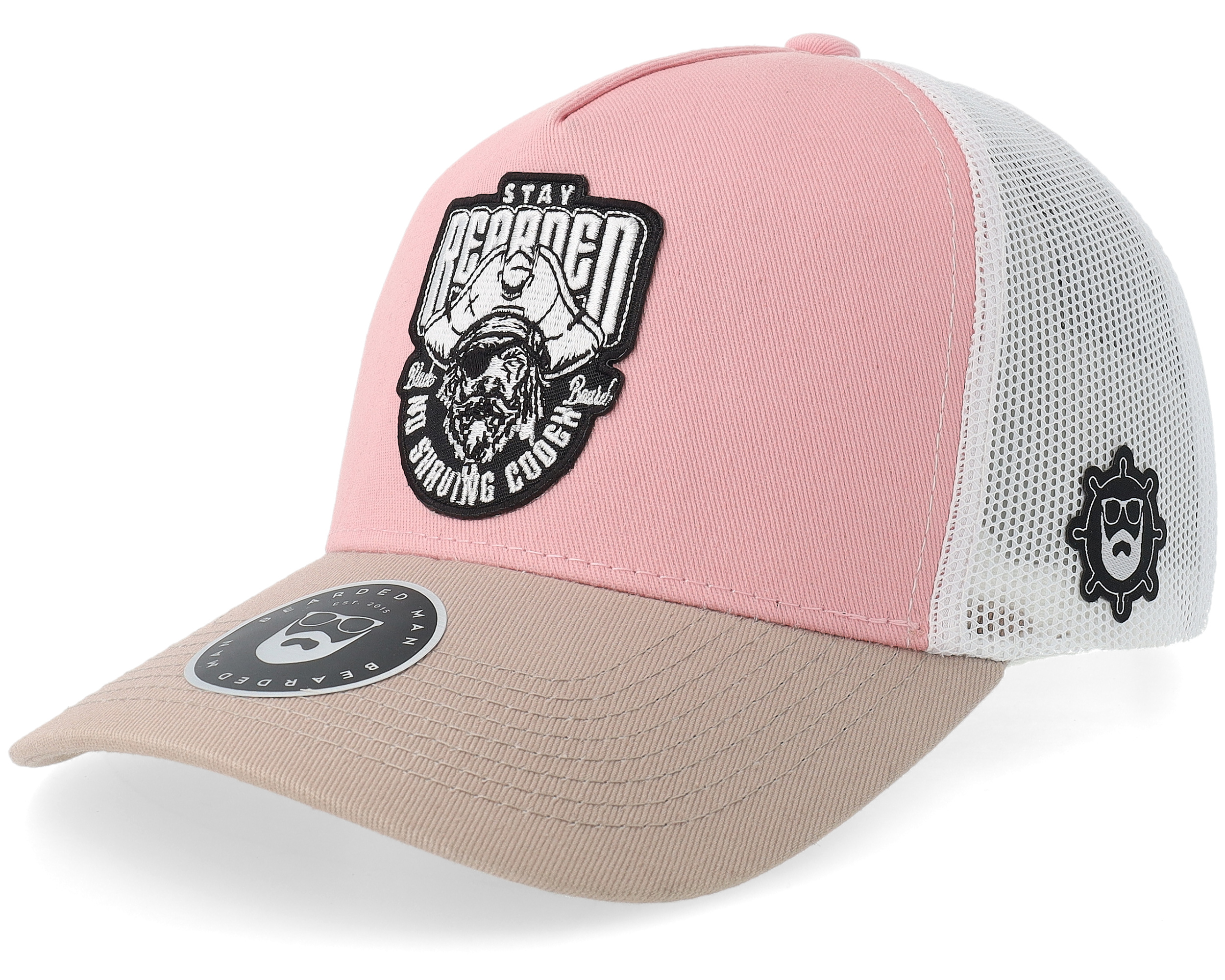No Shave Codex Light Pink/White/Light Grey A-frame | Hatstore.com