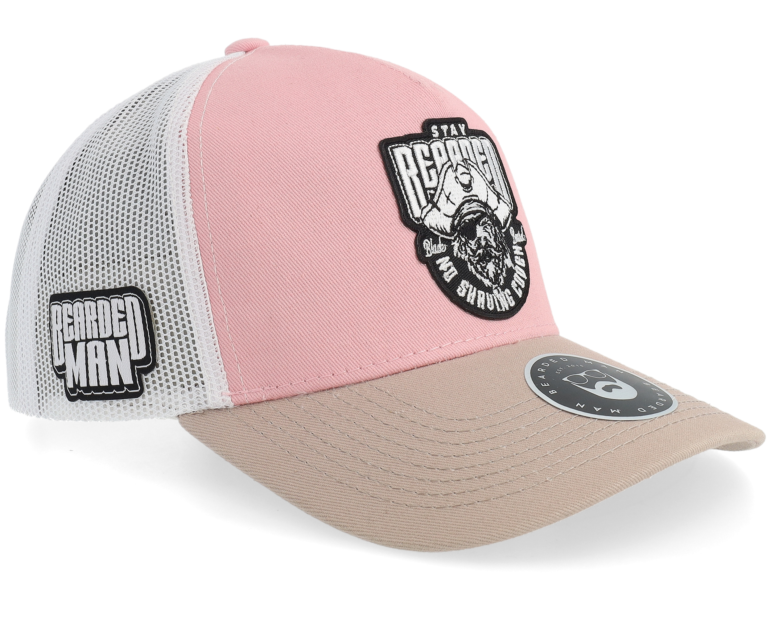 No Shave Codex Light Pink/White/Light Grey A-frame | Hatstore.com