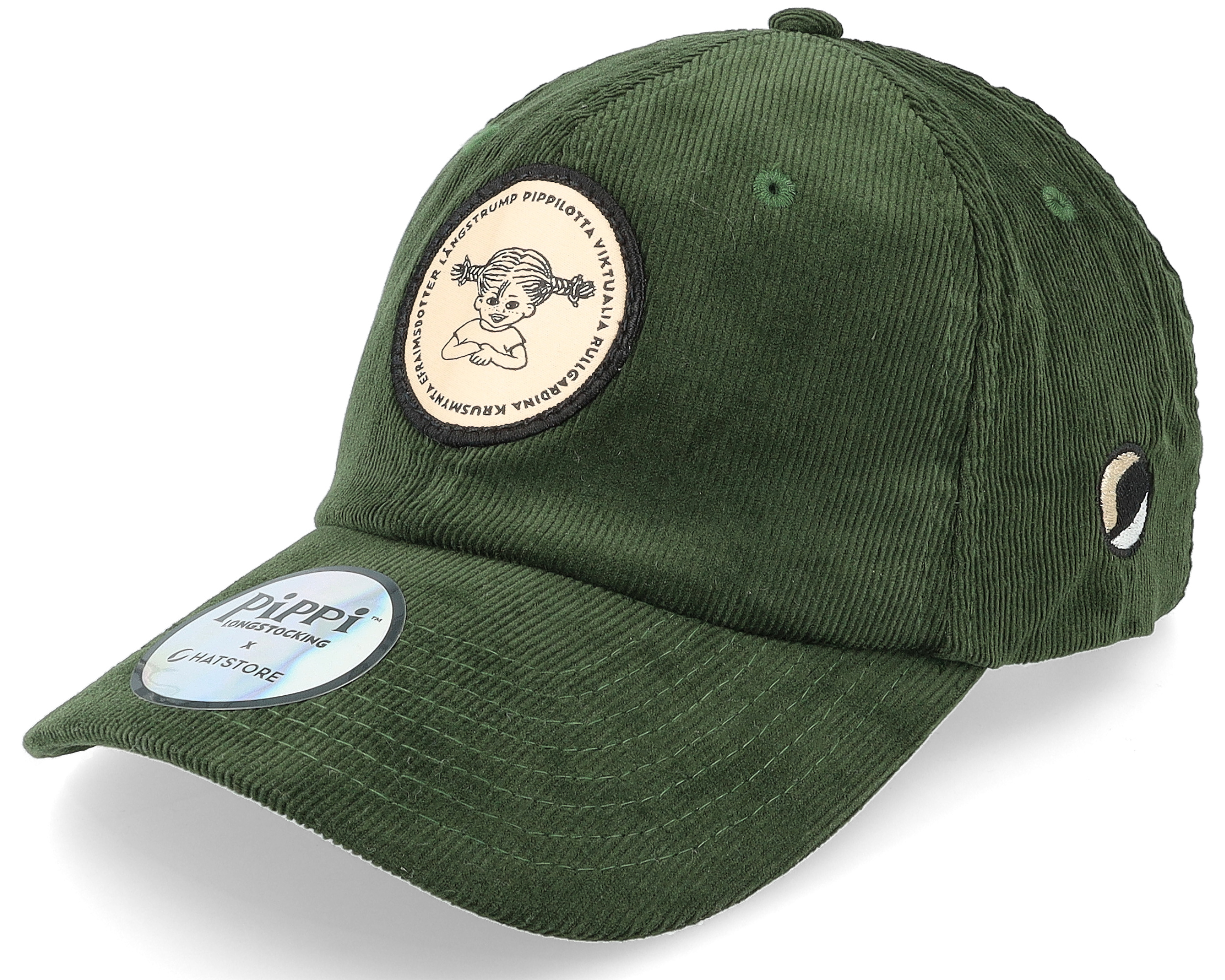 Pippilotta Green/Sand Corduroy Dad Cap - Hatstore.se