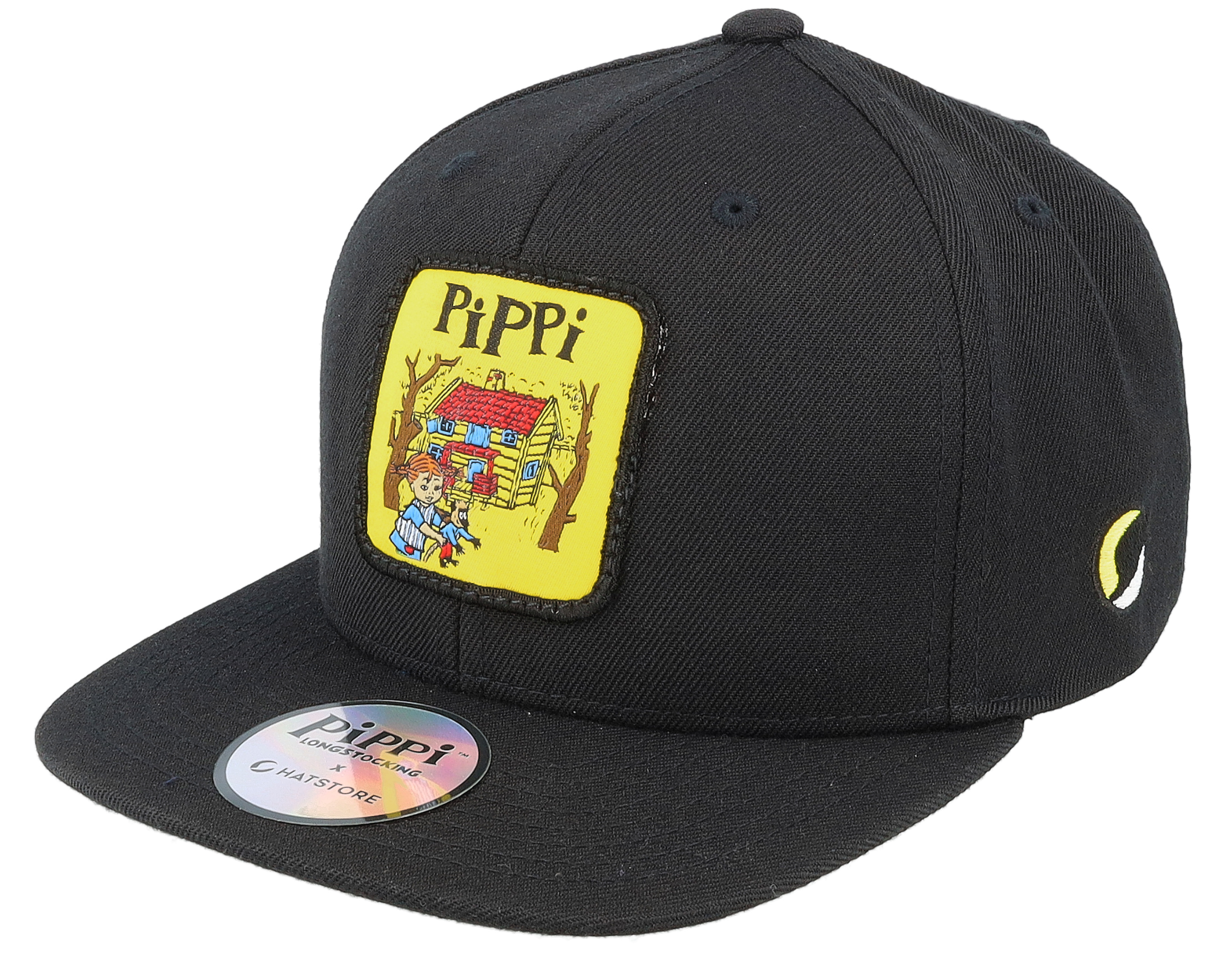 Kids Pippi Cover Black Snapback | Hatstoreworld.com
