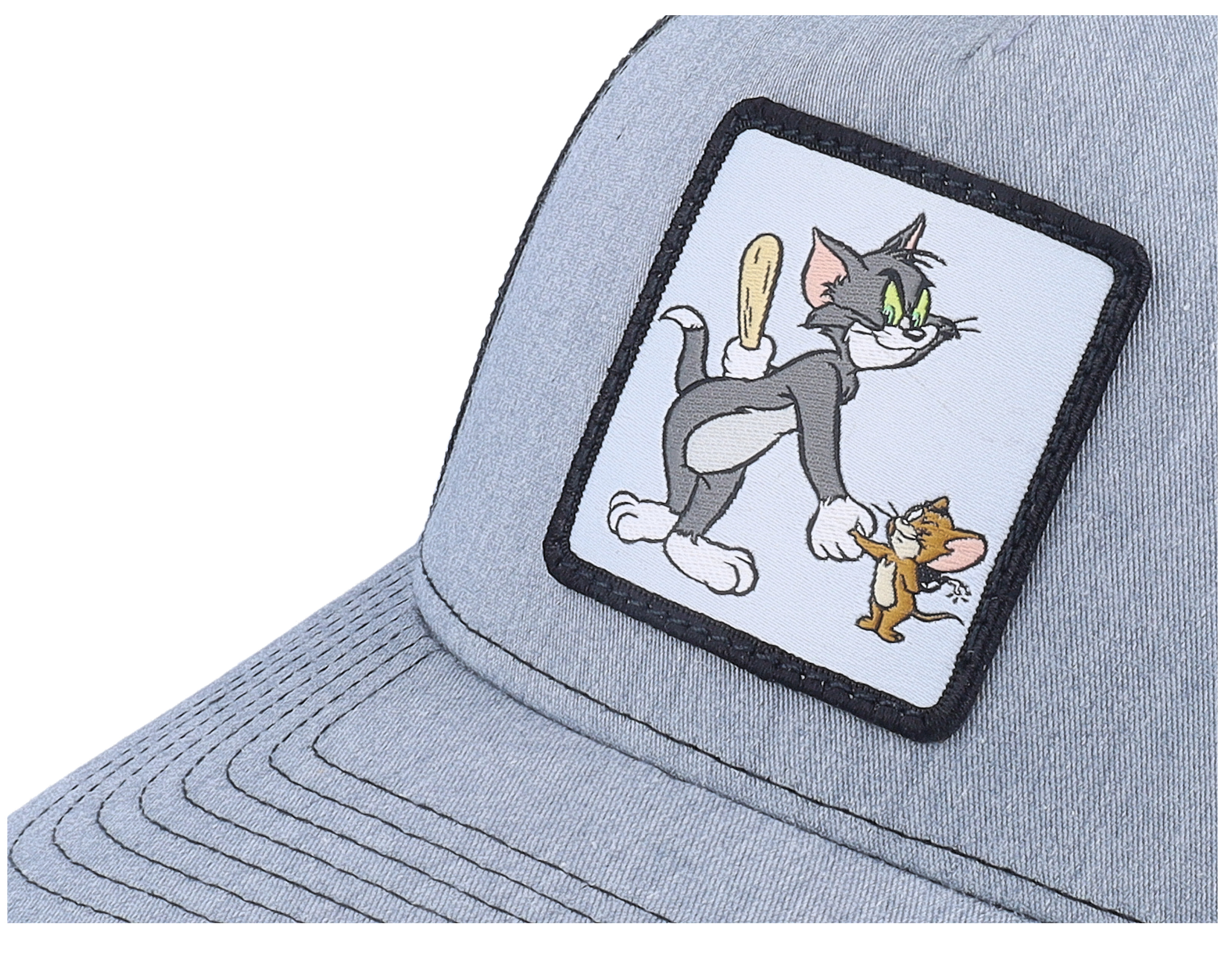 Tom & Jerry Shaking Hands Heather Grey/Black - Tom & Jerry ...