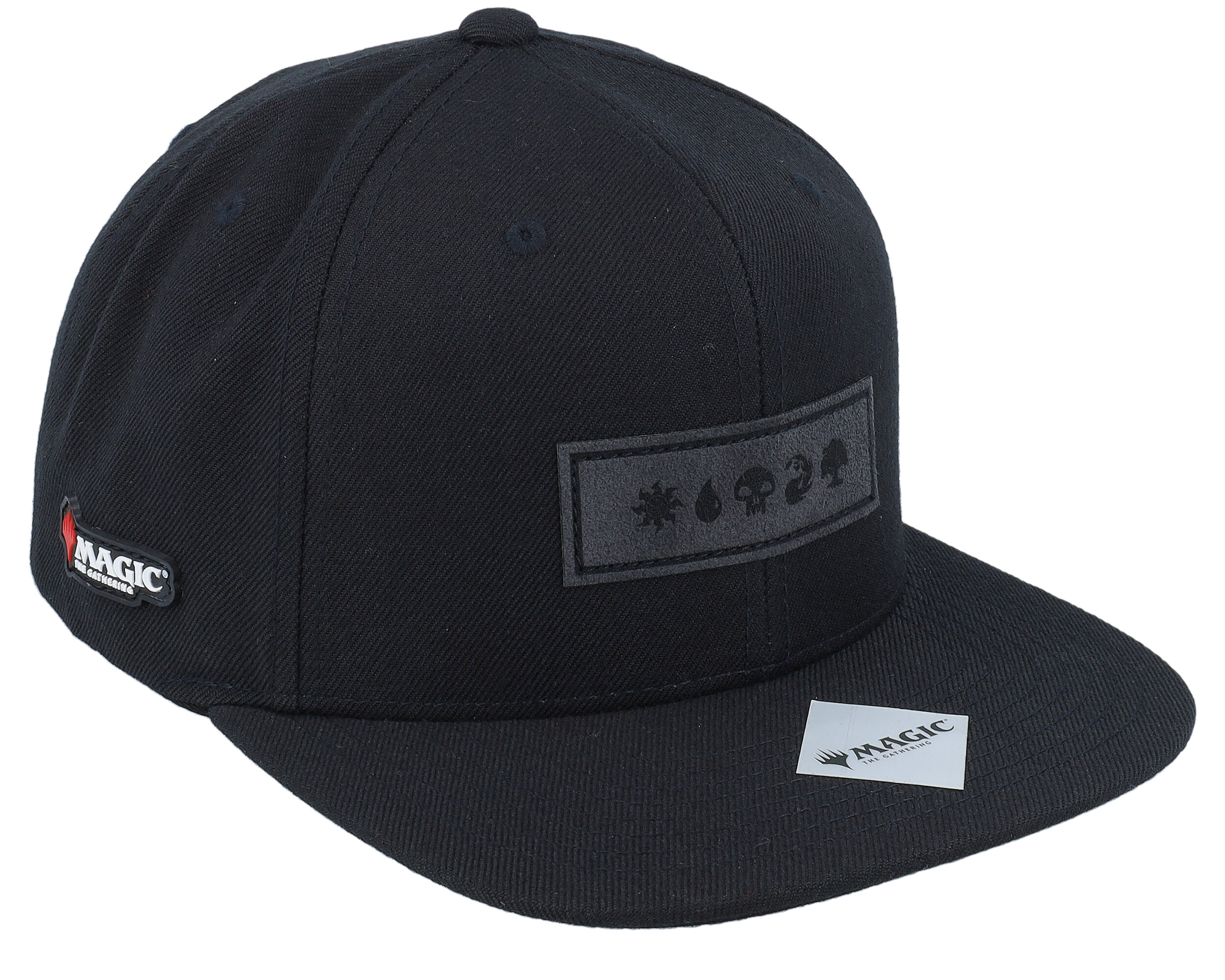Wubrg Mana Symbols Black/Black Snapback | Hatstore.com