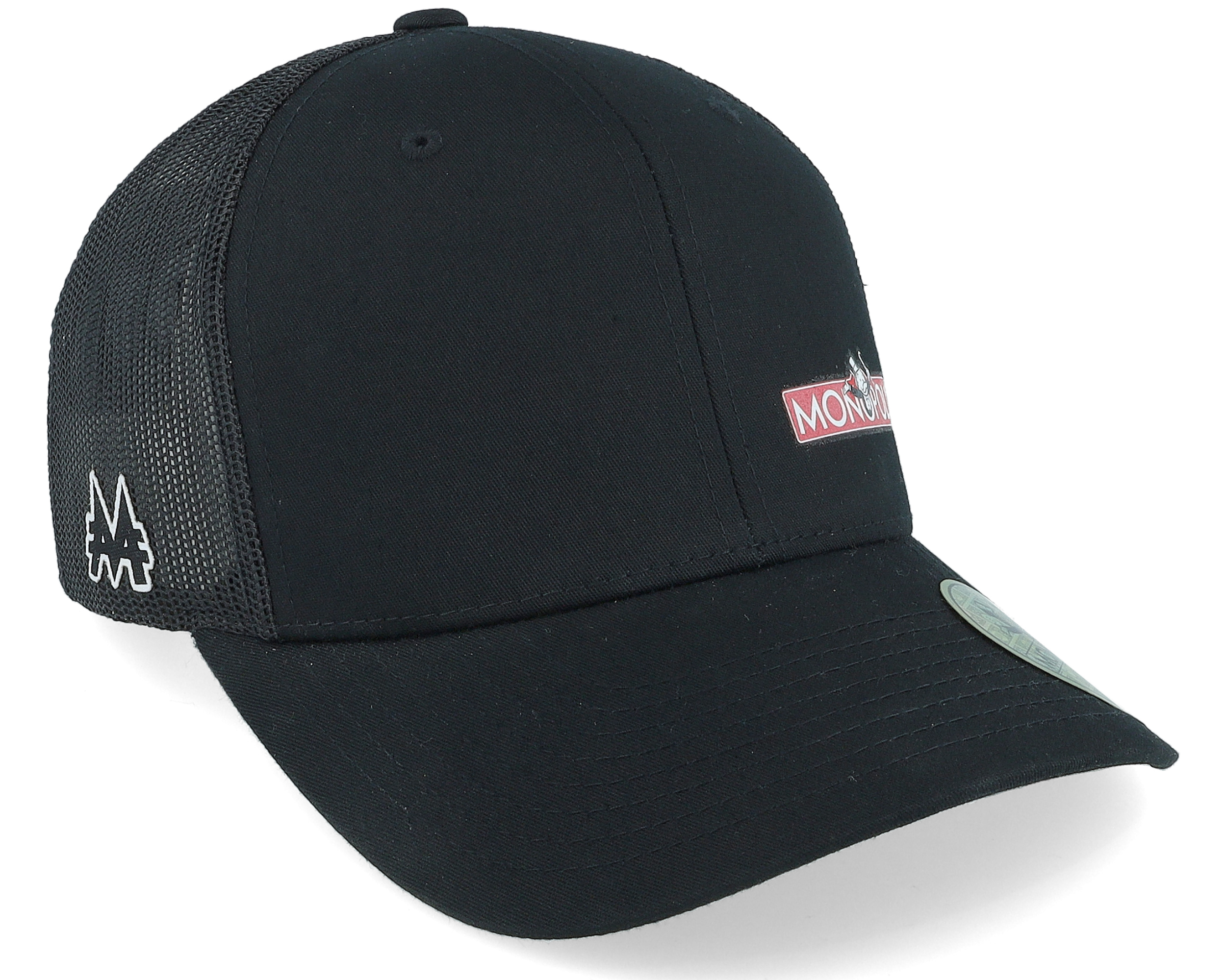 Monopoly Logo Black Trucker - Monopoly cap | Hatstoreworld.com