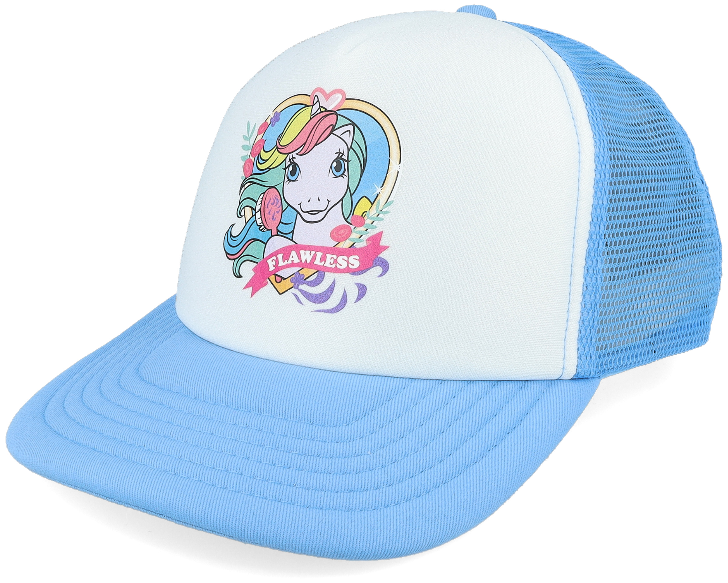 Kids Pony Flawless Sky Blue Foam Trucker | Hatstoreworld.com