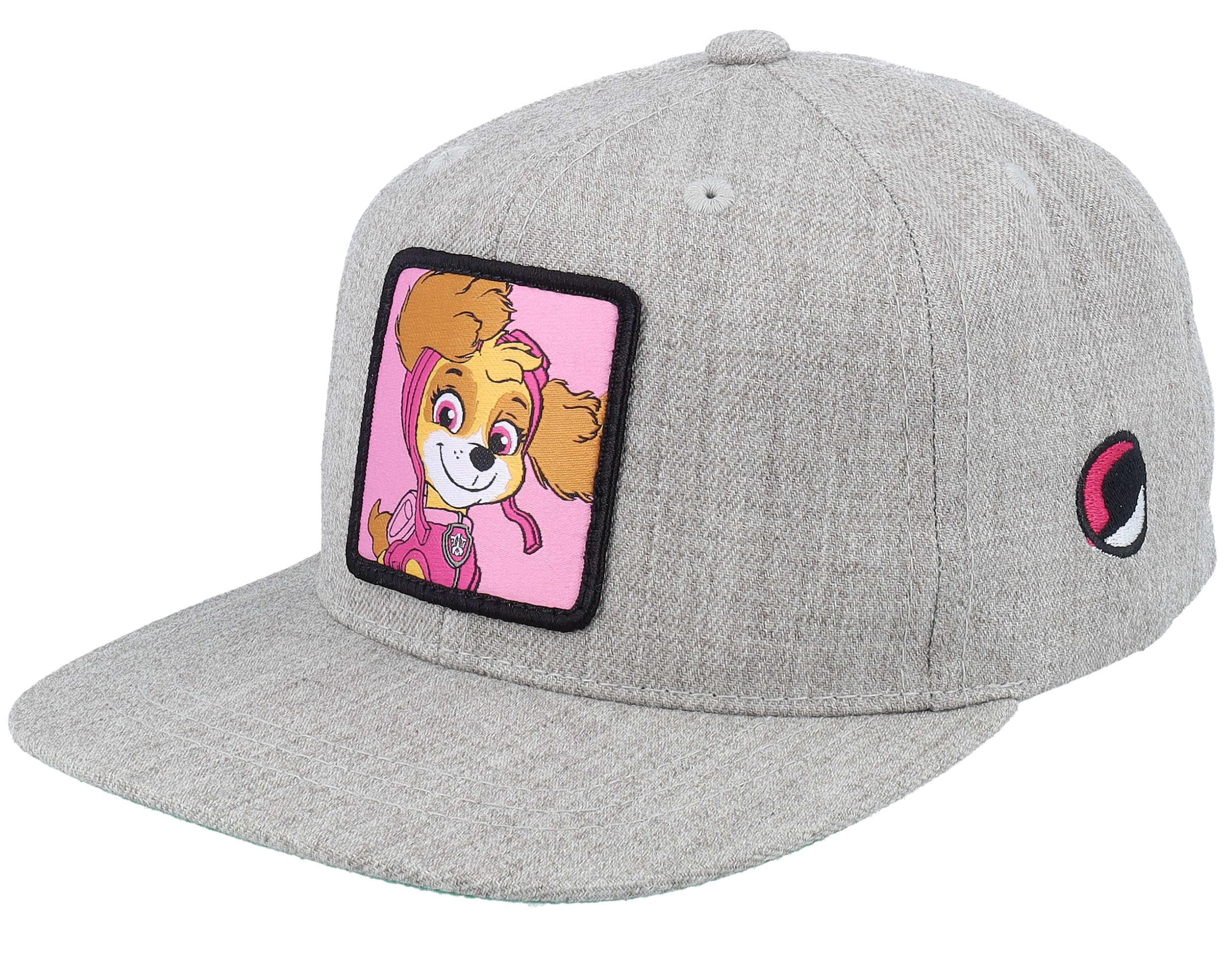 Kids Skye Patch Heather Grey Snackback | Hatstoreworld.com