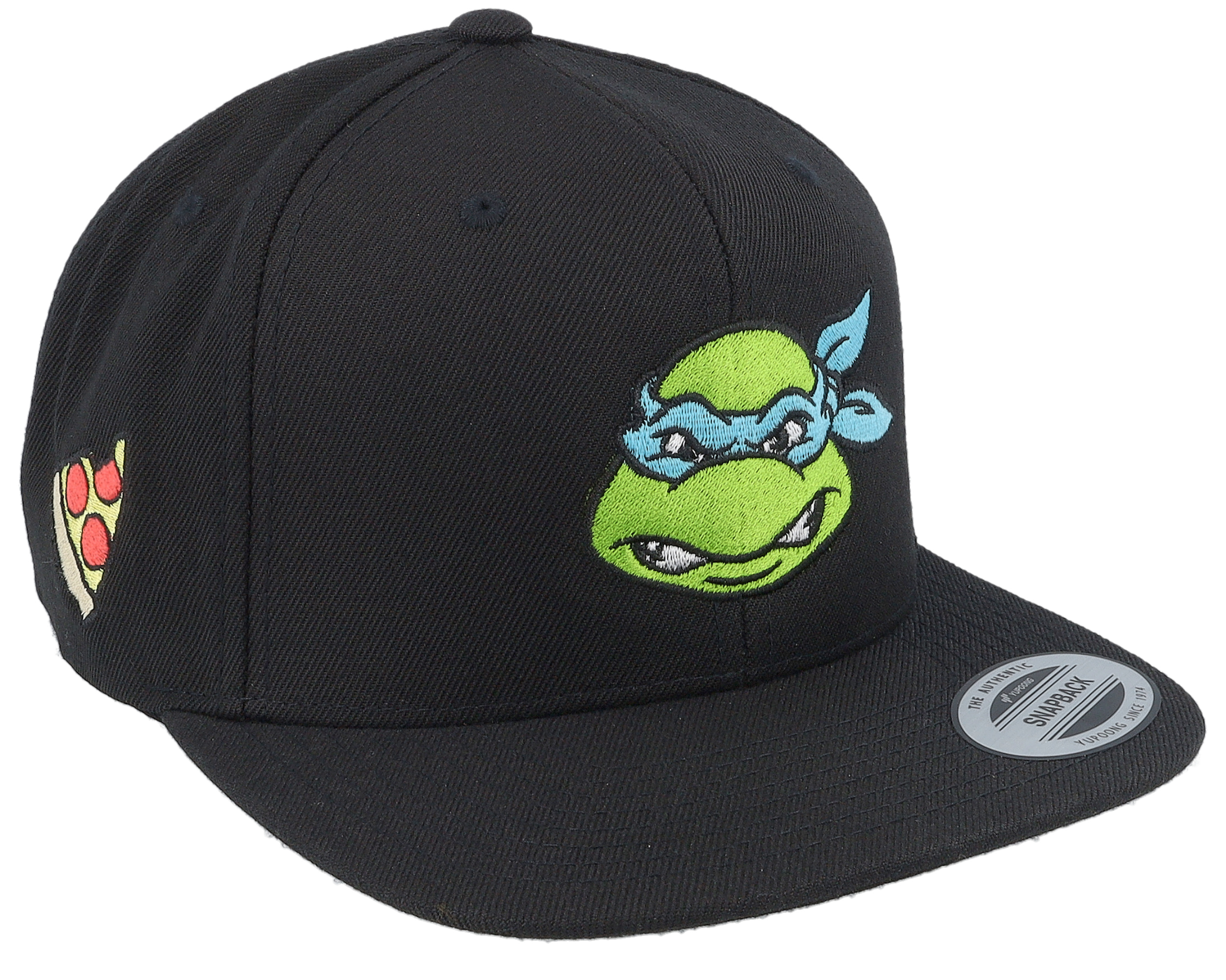 Leonardo Face Black Snapback - TMNT cap | Hatstore.com