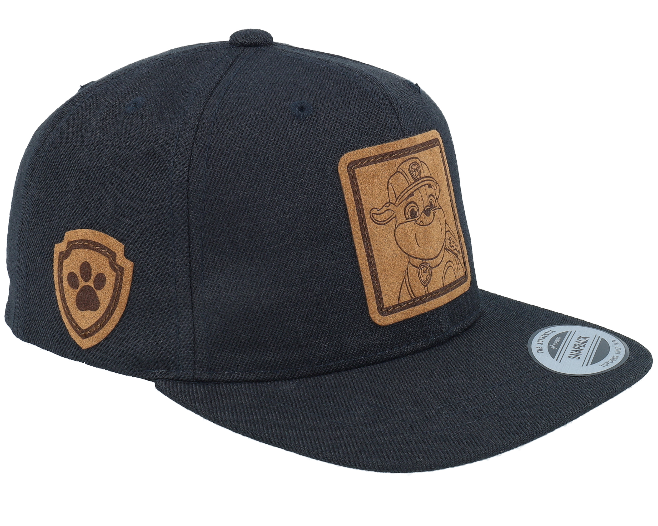 Kids Rubble Engraved Black Snapback | Hatstoreworld.com