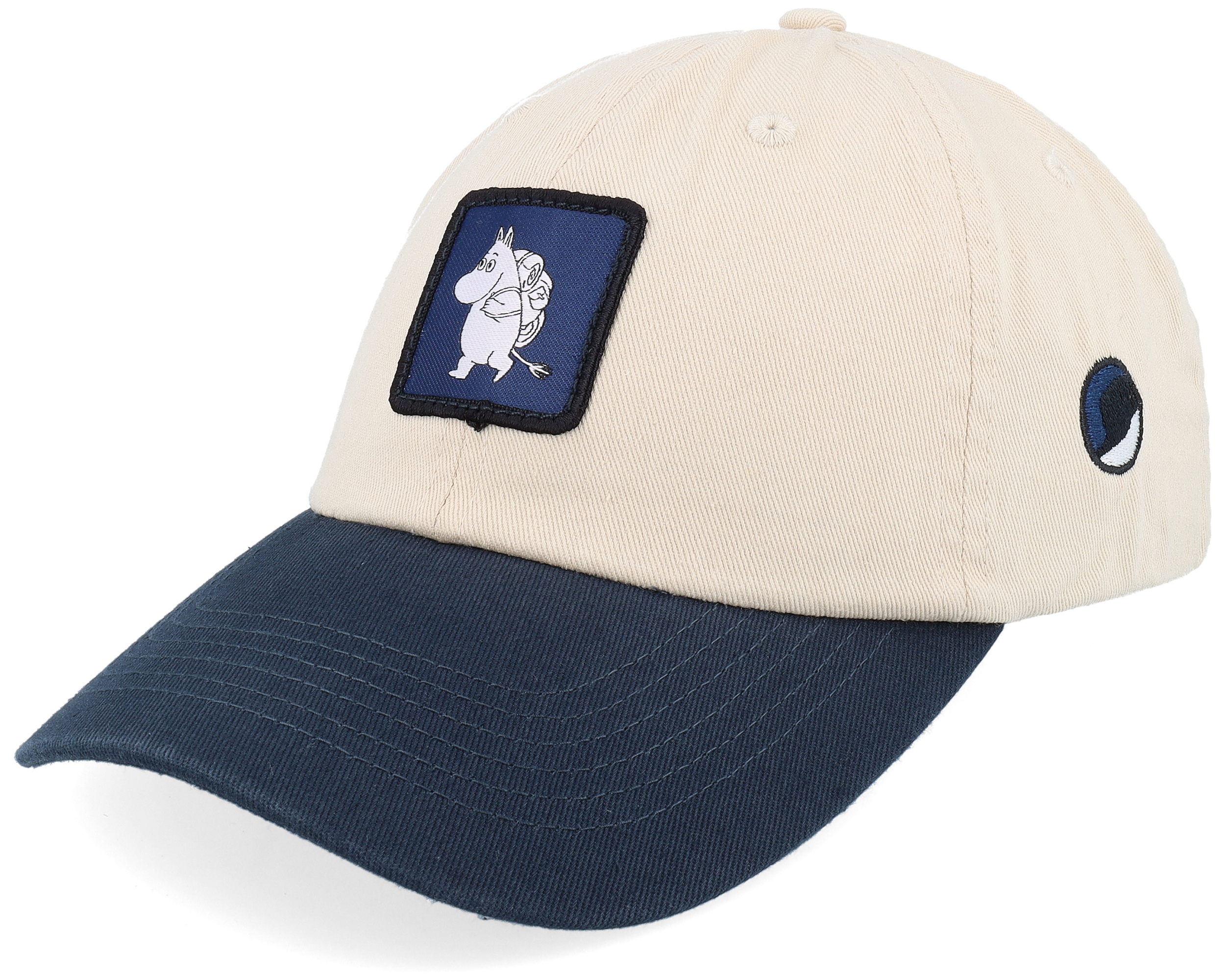 Moomin Washed Stone/Navy Dad Cap | Hatstoreworld.com