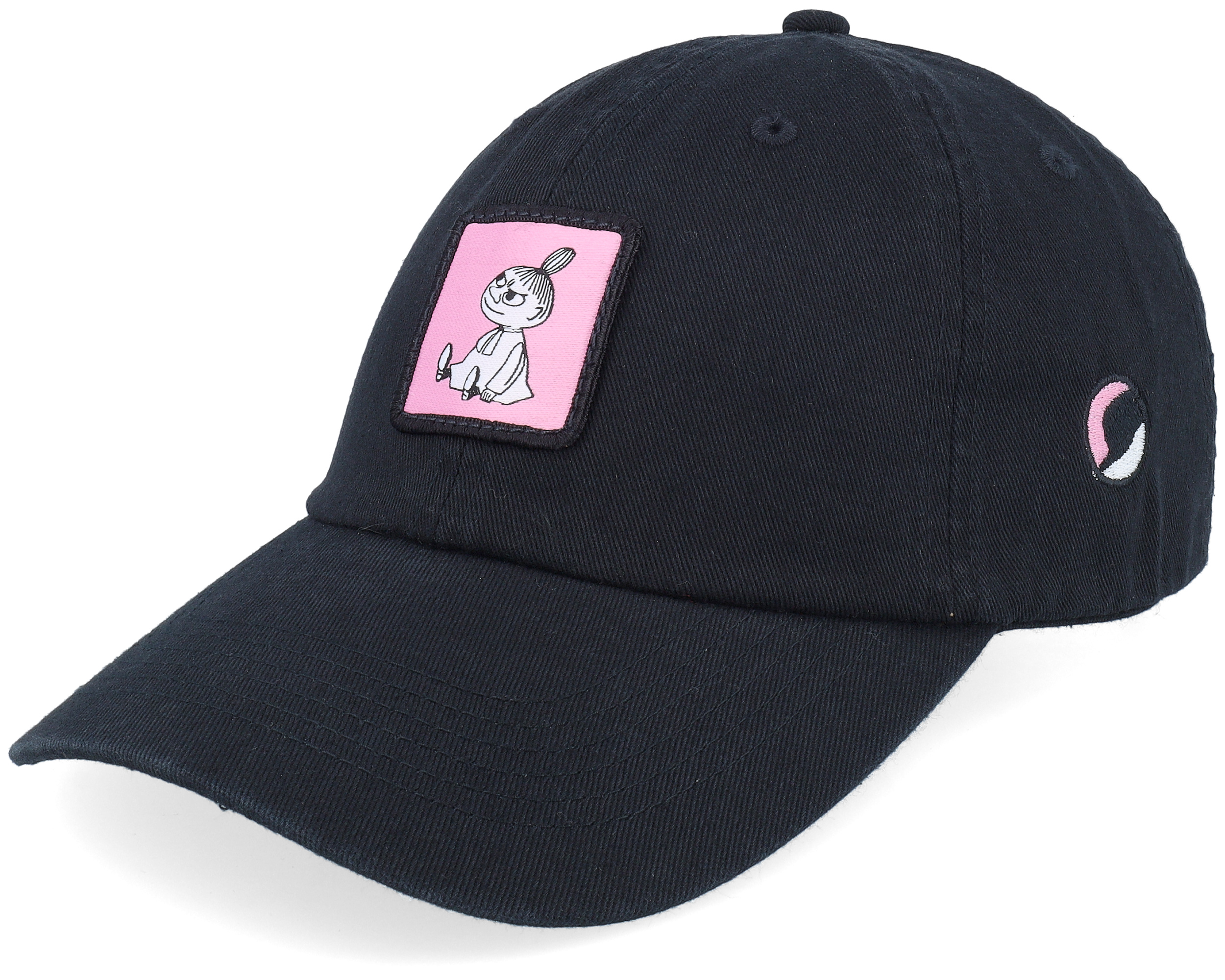 Little My Washed Black Dad Cap - Moomin | Hatstoreworld.com