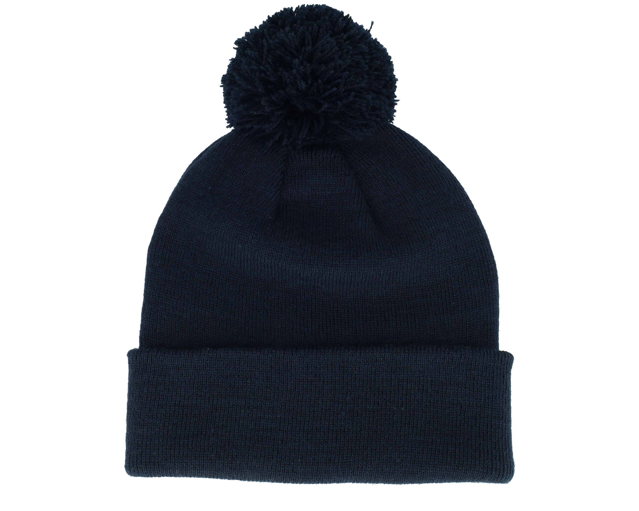 Kids Engraved Suede Patch French Navy Pom - Beechfield Bere | Hatstore.com