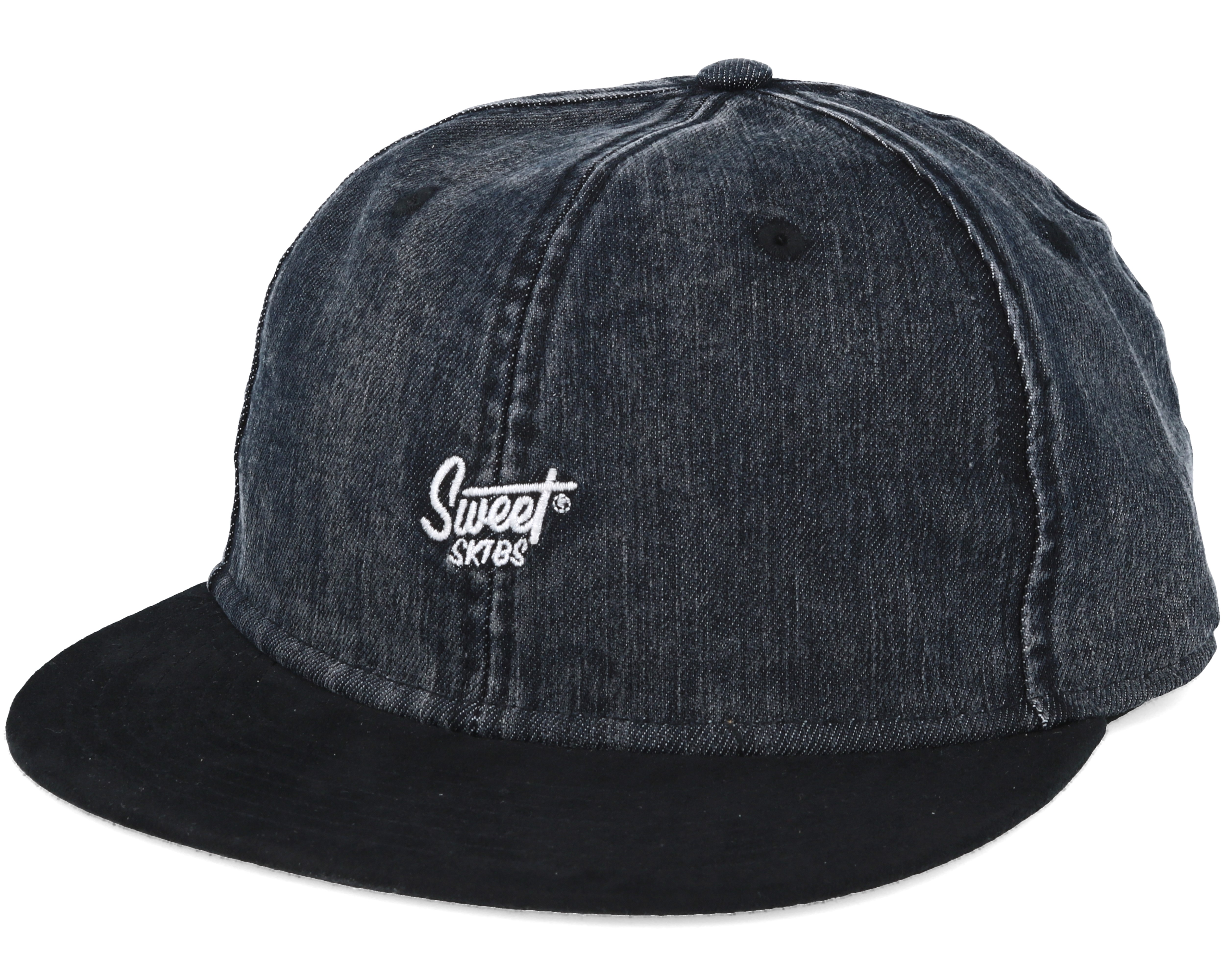 Script Black Wash/Black Unconstructed - Sweet cap | Hatstoreworld.com