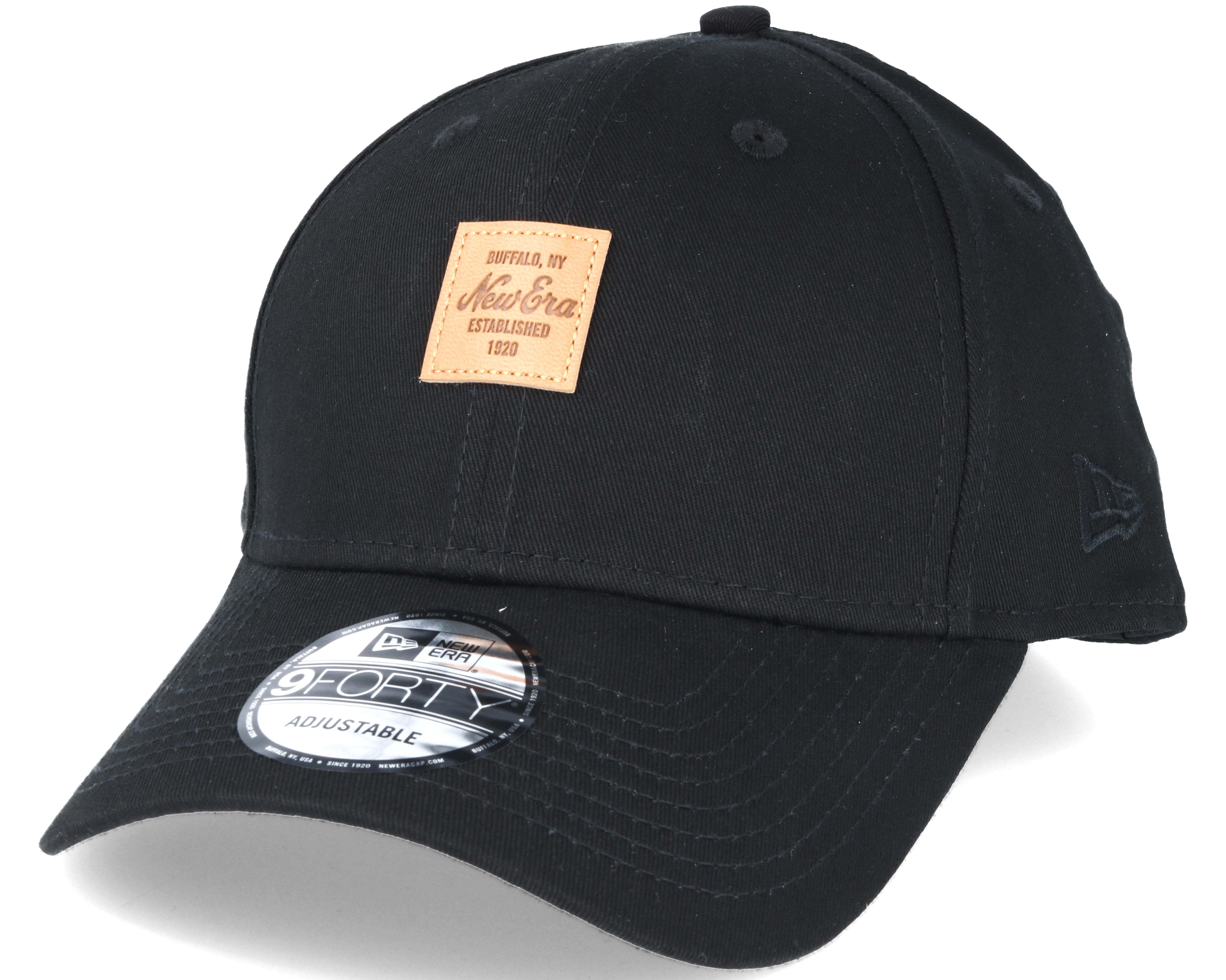 Core Square Patch Black 9forty Adjustable | Hatstoreworld.com